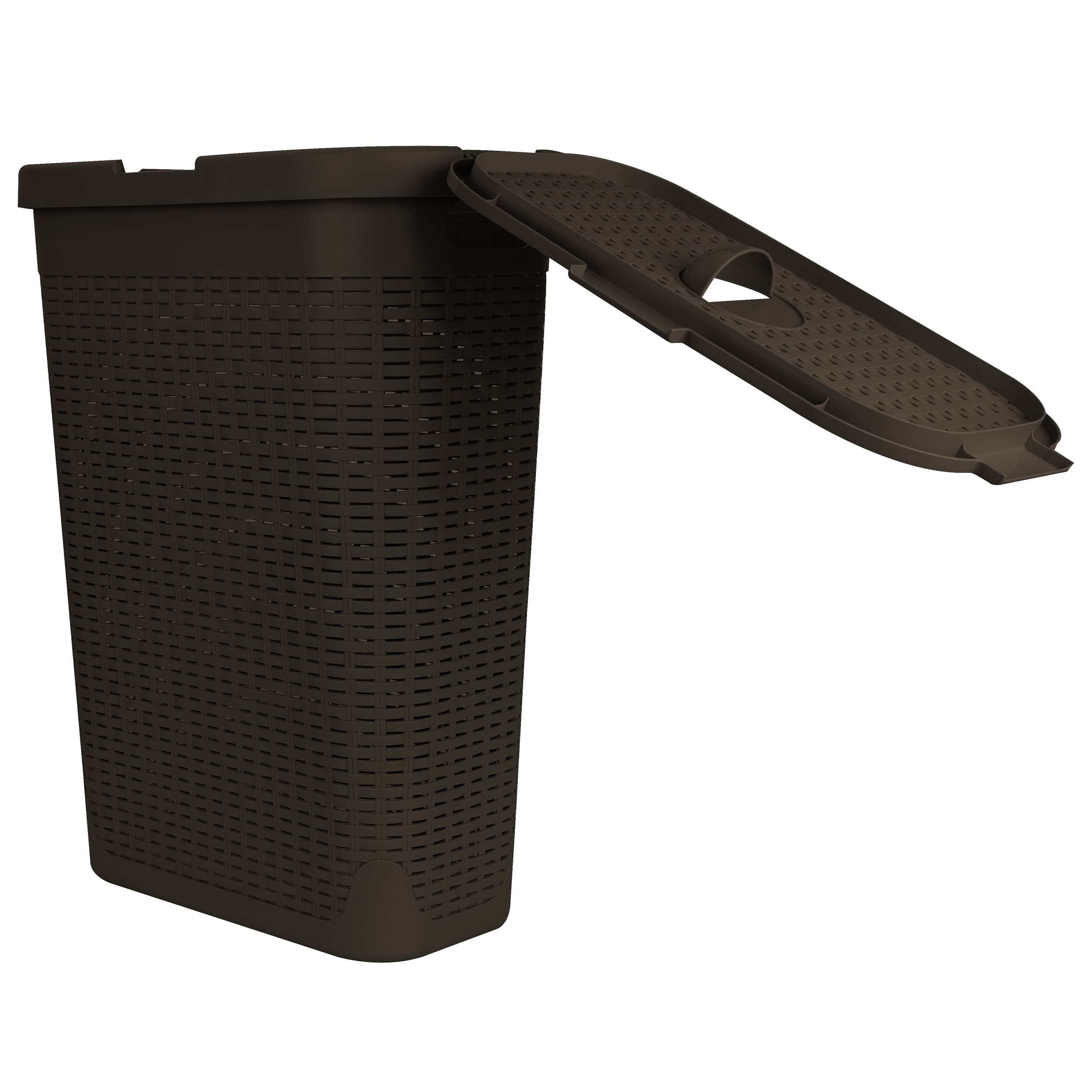 Buy Mind Reader 40 Liter Slim Laundry Basket Laundry Hamper With buy-mind-reader-40-liter-slim-laundry-basket-laundry-hamper-with