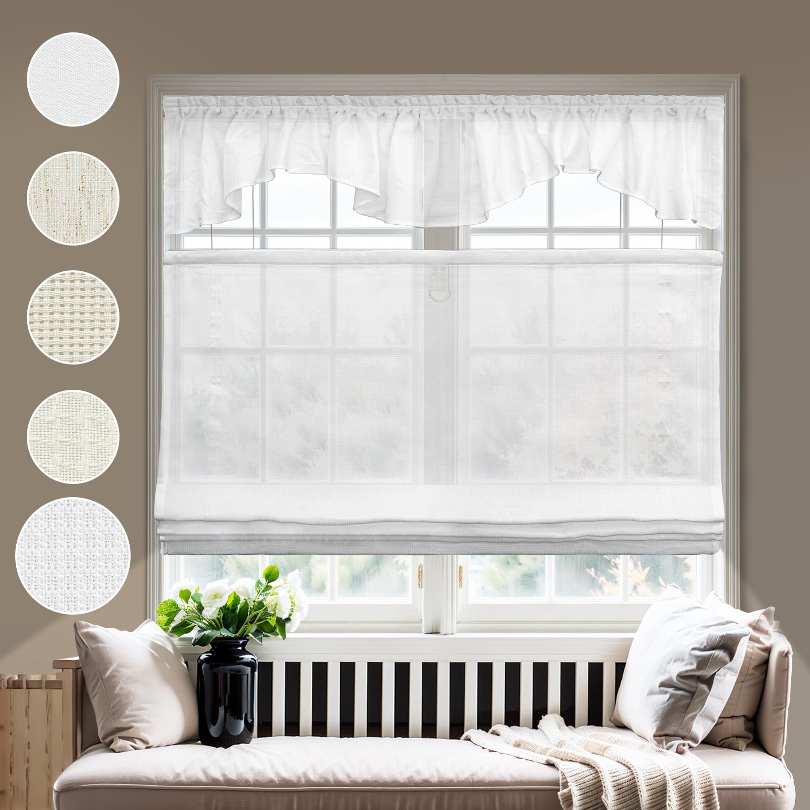Roman Blinds Sheer