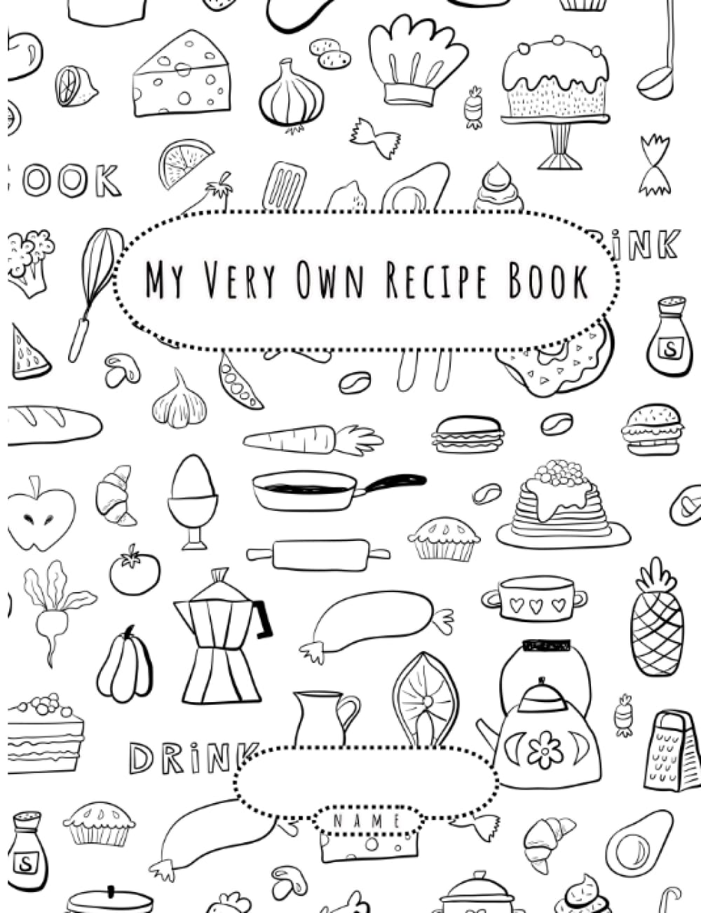 Amazon Your Very Own Recipe Book I Blank Template I 100 Pages I amazon-your-very-own-recipe-book-i-blank-template-i-100-pages-i