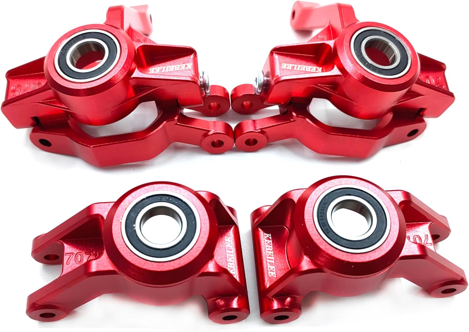 Amazon.com: KEBEILEE CNC Alu7075 Front Spindle+Rear Wheel hub Carrier+C ...