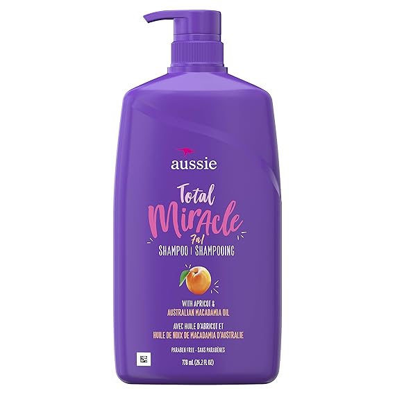 Amazon.com: Aussie Total Miracle Collection Shampoo, 26.2 Fl Oz (Pack ...