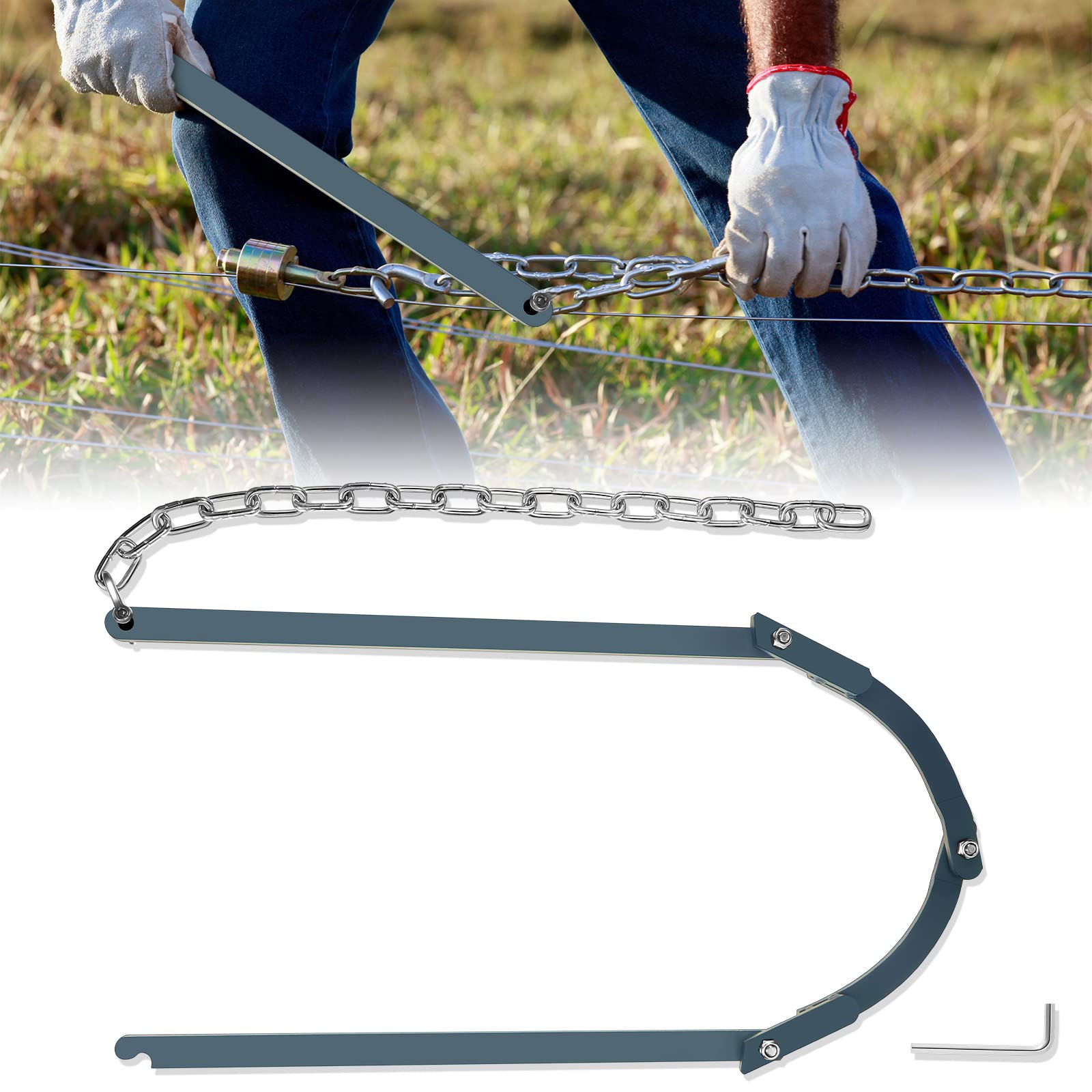 Fence Fixer, Garden Fence Stretcher Tool Iron Fence Fixer Repair Tool ...