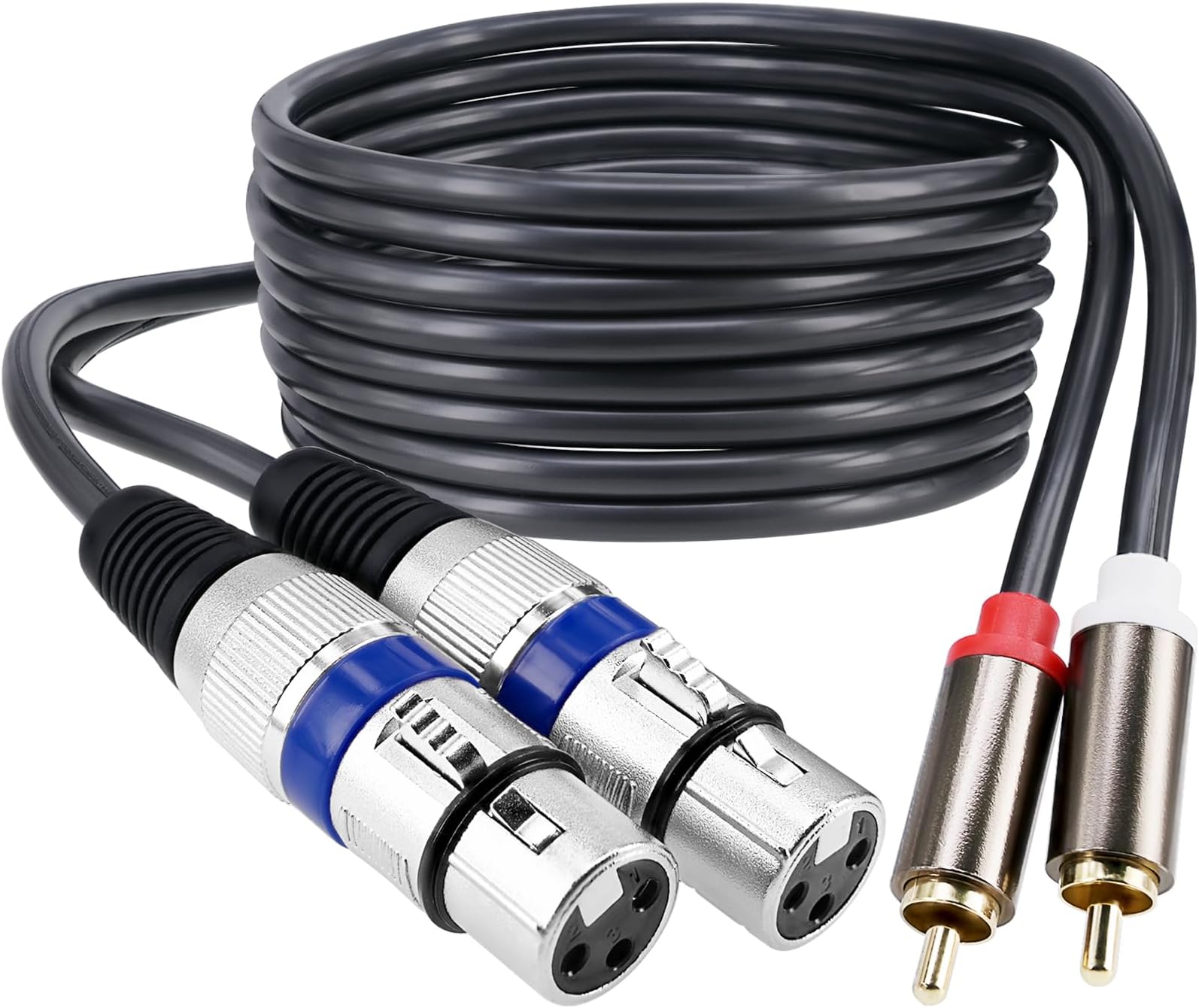 Amazon.com: FMUSER Speaker Wire to RCA Adaptor for High-Level Signal ...