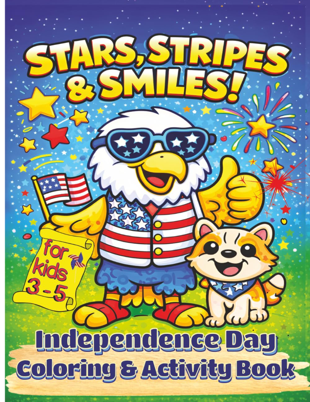 Stars, Stripes & Smiles! | Independence Day Coloring & Activity Book ...