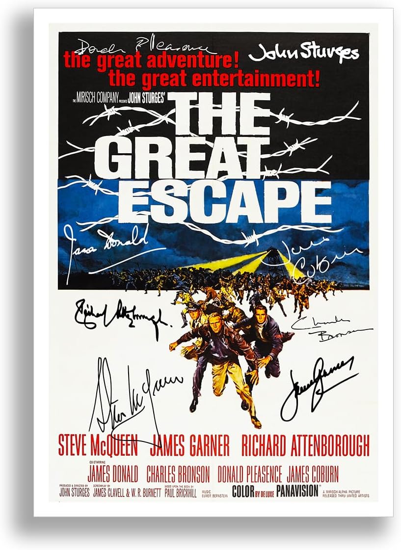 The Great Escape Movie Poster in Sizes : Amazon.co.uk: Home & Kitchen