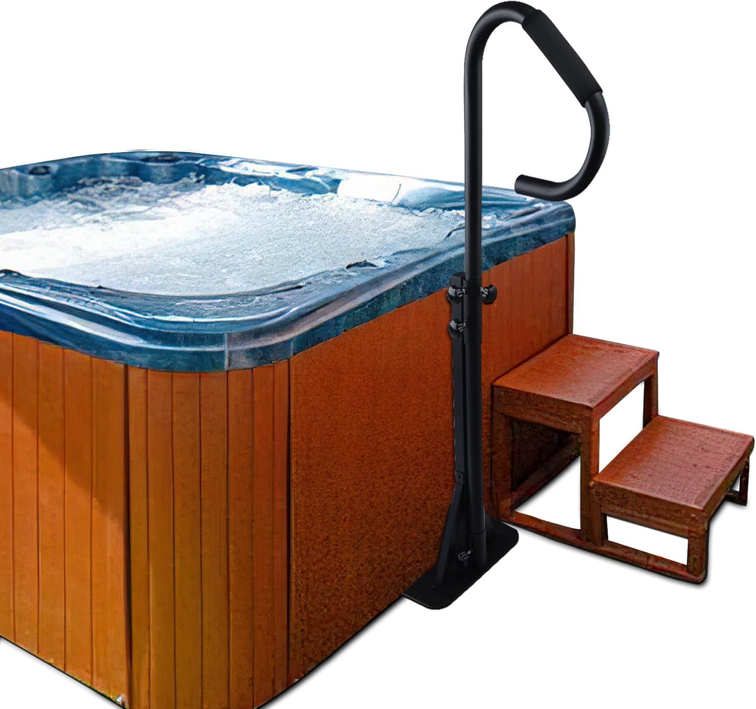 Amazon.com: TCFUNDY Hot Tub Handrail, Adjustable 60" Slide Spa Hot Tub ...