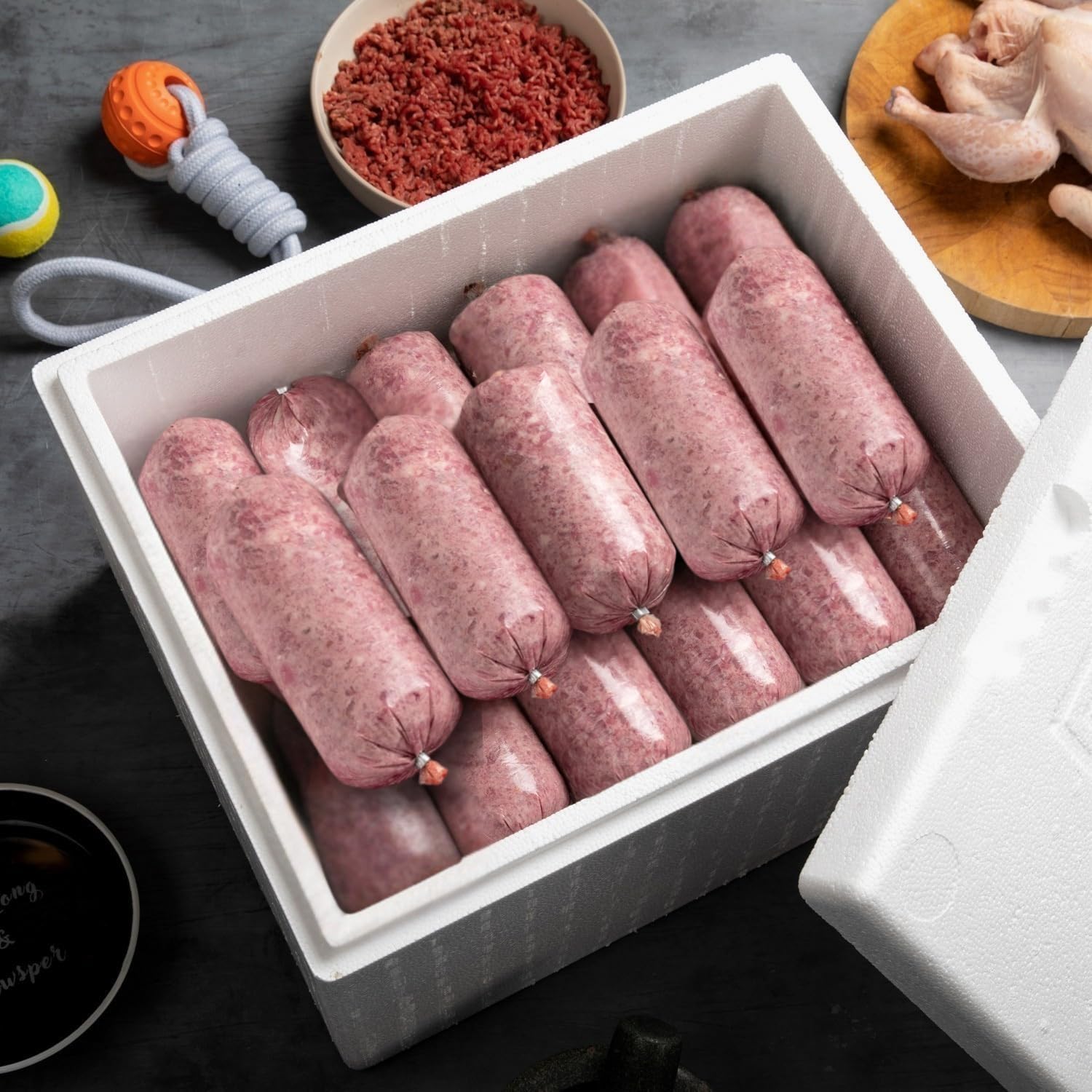 Food For Paws – Frozen Chicken Mince Raw Dog Food – 100% Natural High ...