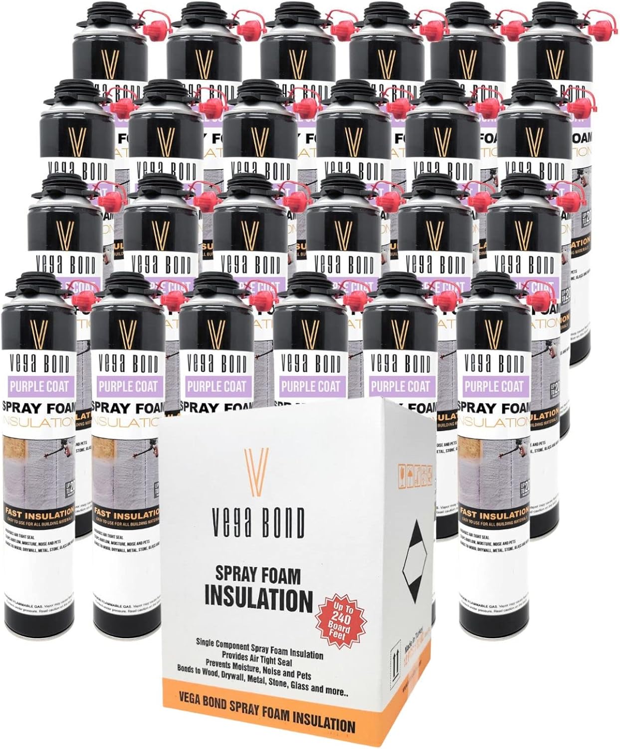 Vega Bond Premium Single Component, Self Expanding, Purplecoat Closed ...