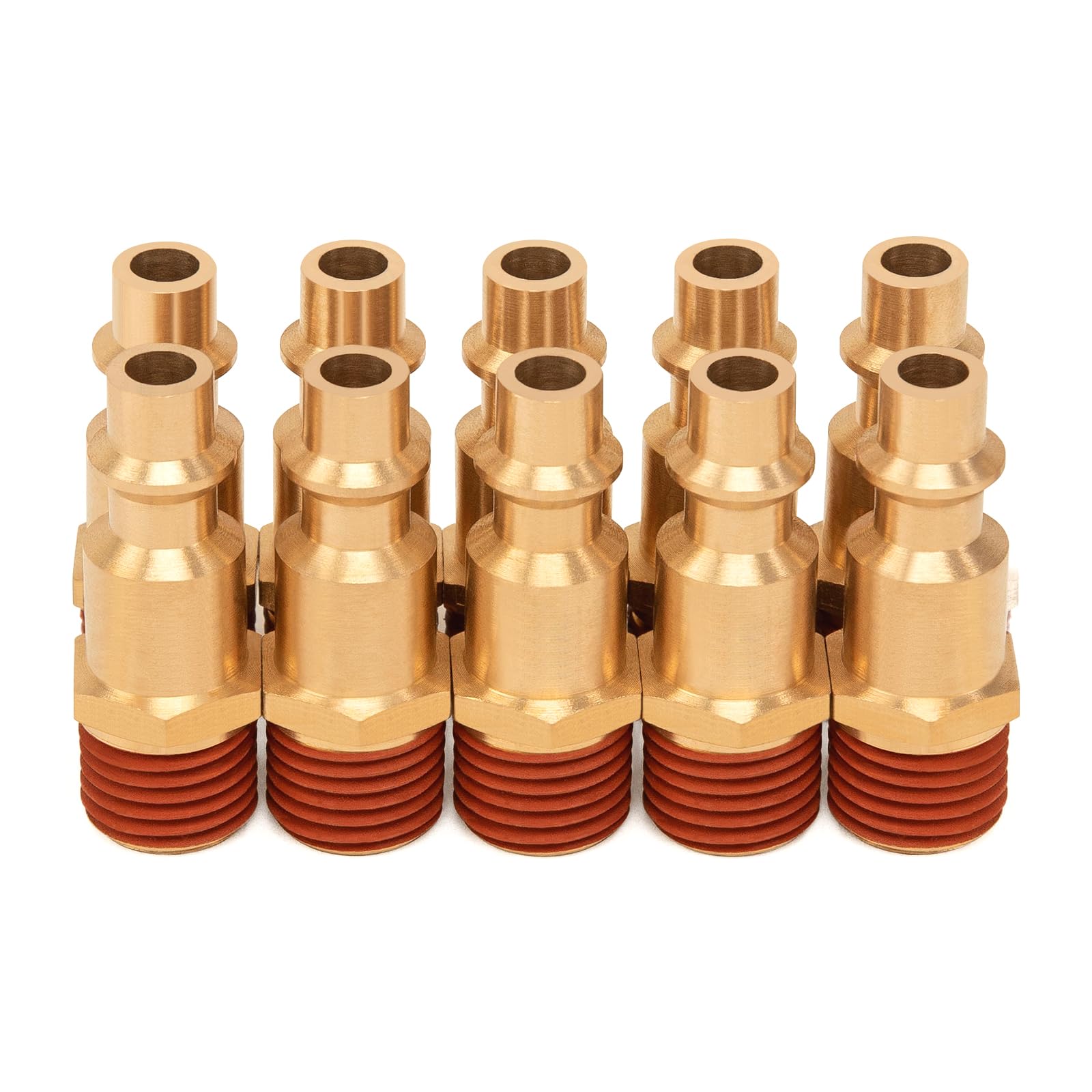 Snapklik.com : ChillWaves Brass Industrial Air Plug, 1/4" NPT Male ...