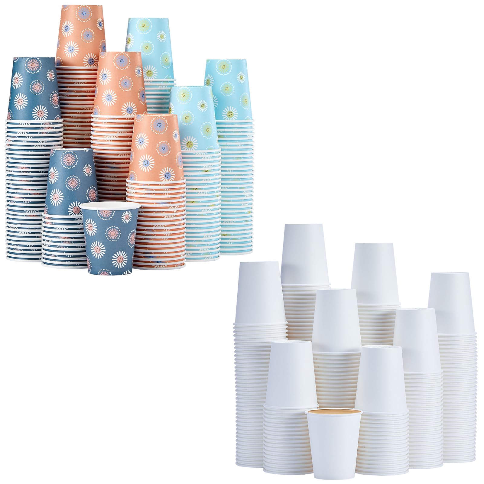 Amazon.com: SIUQ 5 OZ-900 Pack Paper Cups, Disposable Bathroom Cups ...