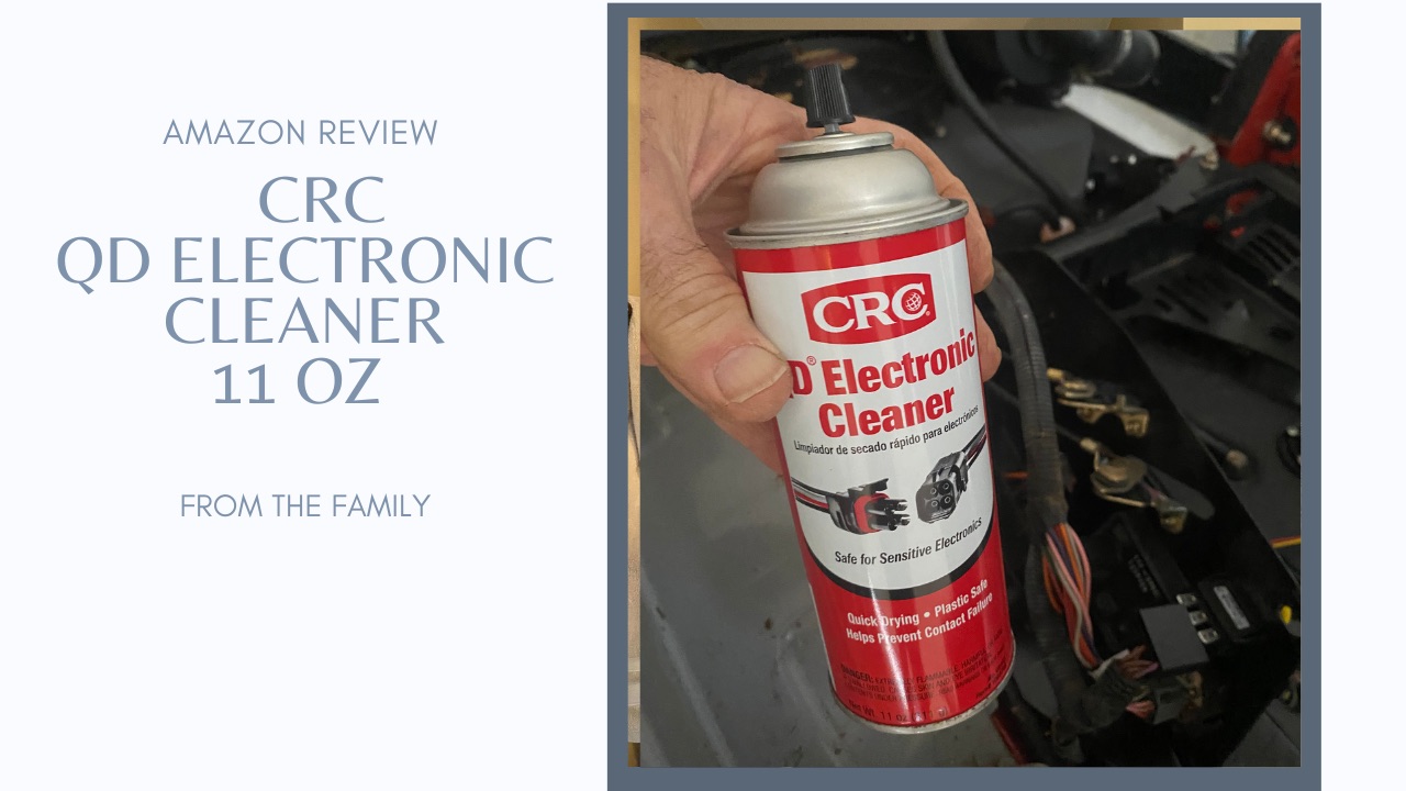 Watch CRC QD Electronic Cleaner Spray Review on Amazon Live