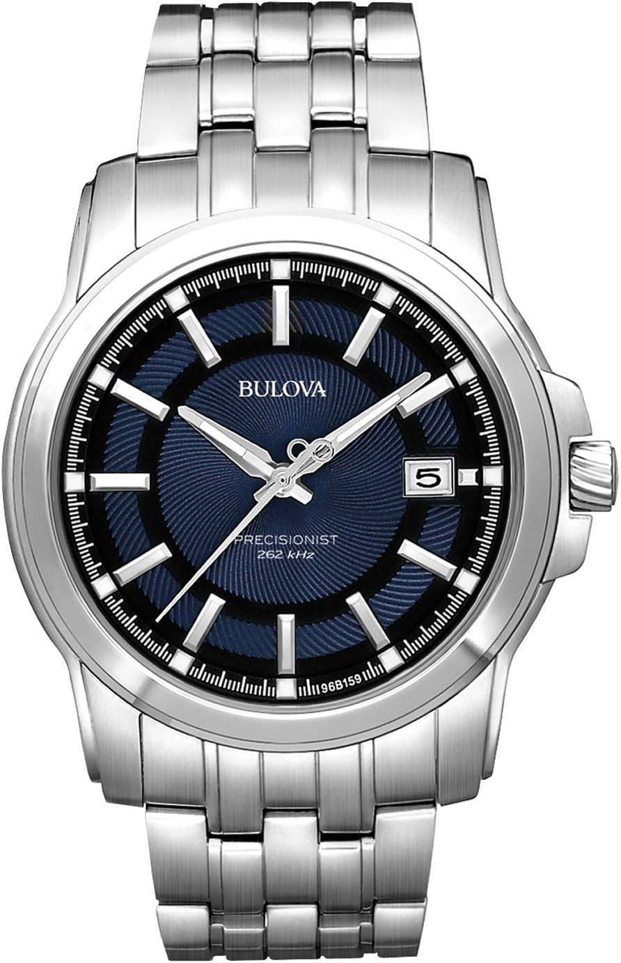 Amazon.co.jp: ブローバ Bulova Men's 96B159 Precisionist Round Watch [並行輸入品 ...