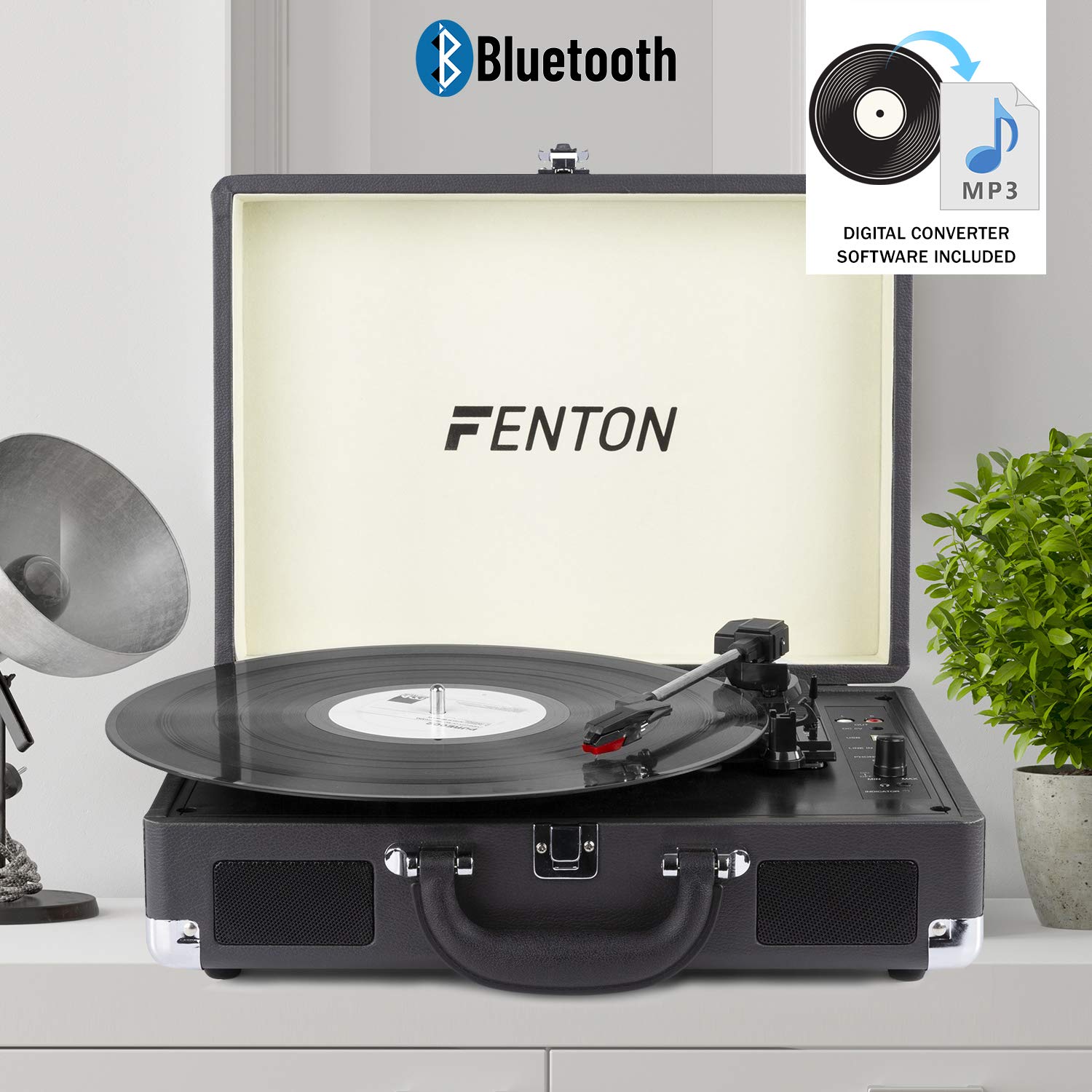 Vinyl turntable with speakers - Find the best price at PriceSpy