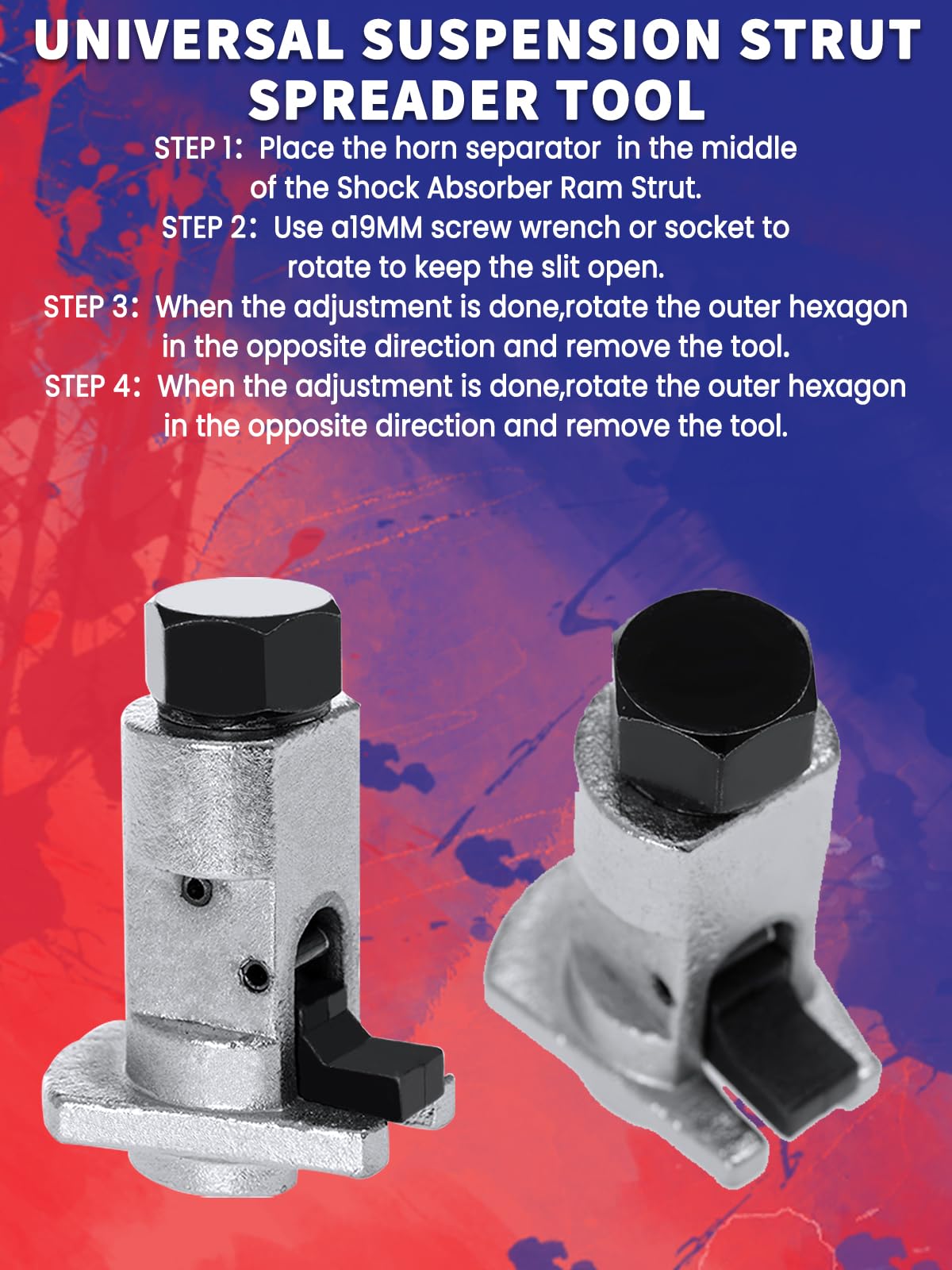 Snapklik.com : Strut Spreader Tool 5 10.5 Mm Universal Suspension Strut ...