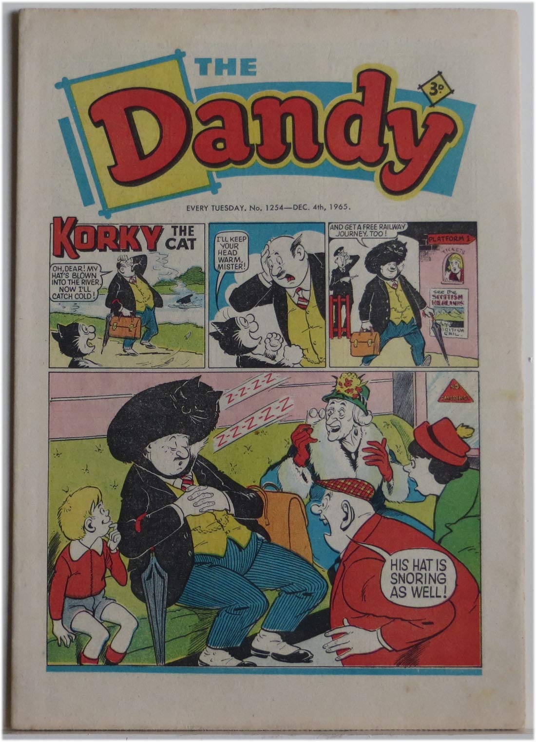 Buy The Dandy comic No.1254, December 4th 1965, with ‘The Stinging ...
