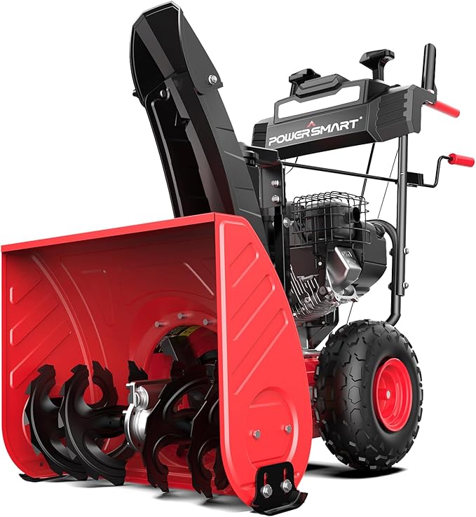 Amazon.com : PowerSmart Snow Blower Gas Powered 26 in. 208cc Briggs and ...