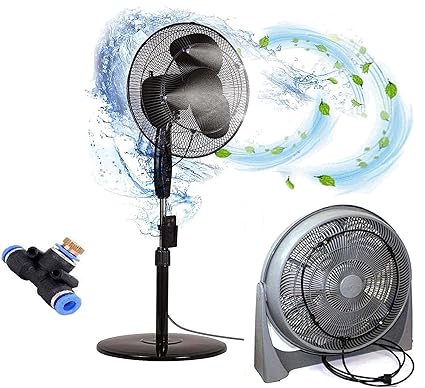 DIY Crafts Fan Mist Set, Included Pipe, Faucet Connector Accessories ...