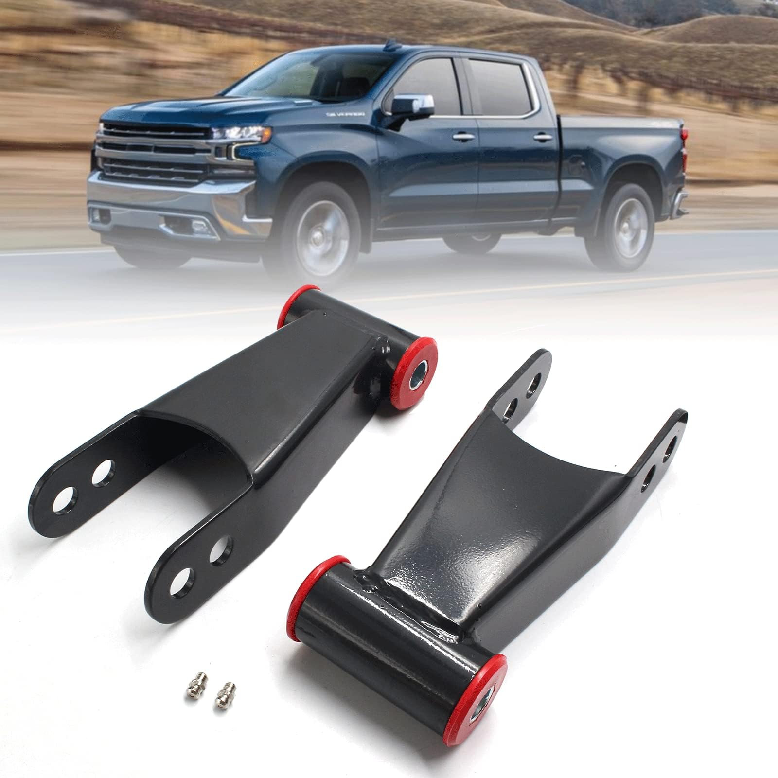 Amazon.com: Nakuuly 2" Rear Drop Lowering Shackle Kit Compatible with ...