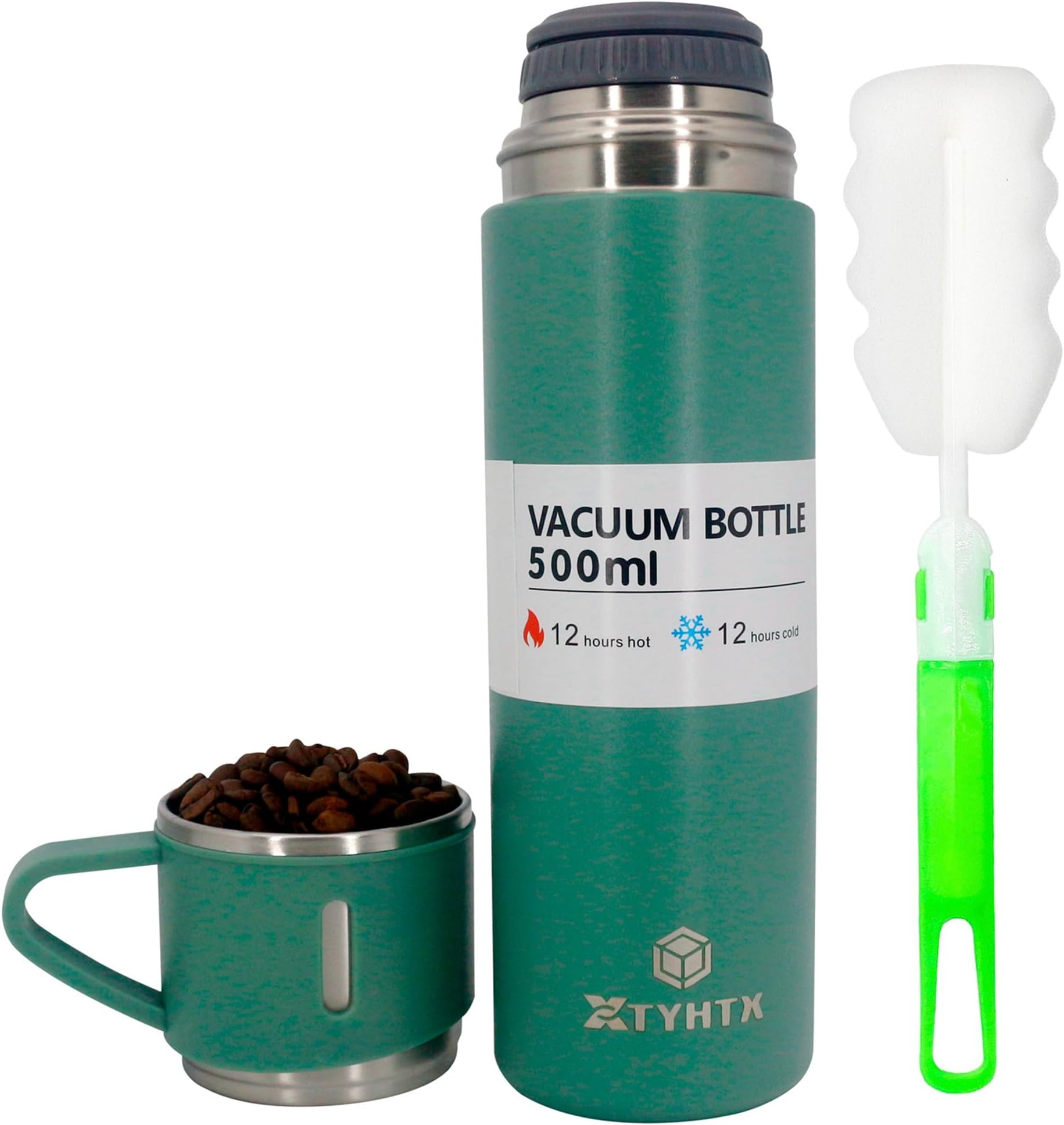 Amazon.com: Red Black Plaid Vacuum Thermos Christmas Tartan Check ...