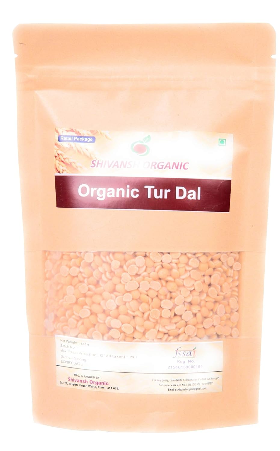 Shivansh Stoneground Tur dal - 1kg : Amazon.in: Grocery & Gourmet Foods