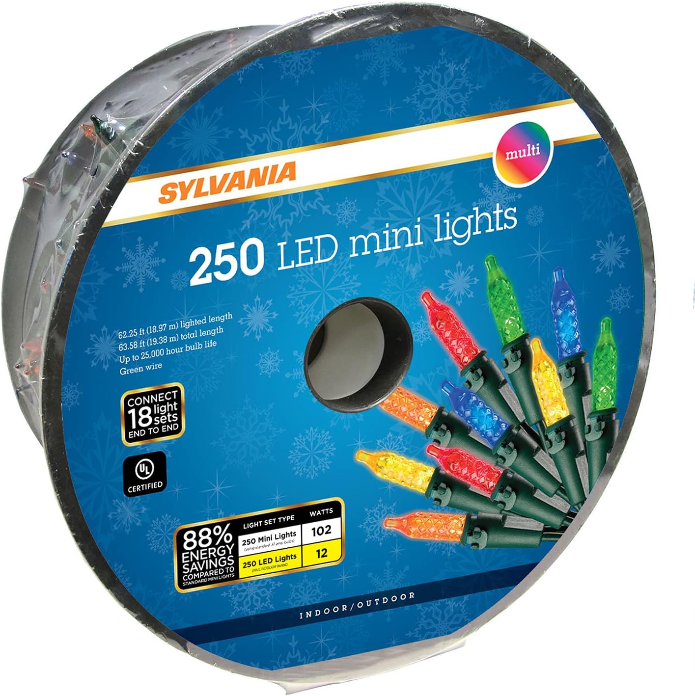 Amazon.com: SYLVANIA LED Mini Christmas Lights, Multi : Everything Else