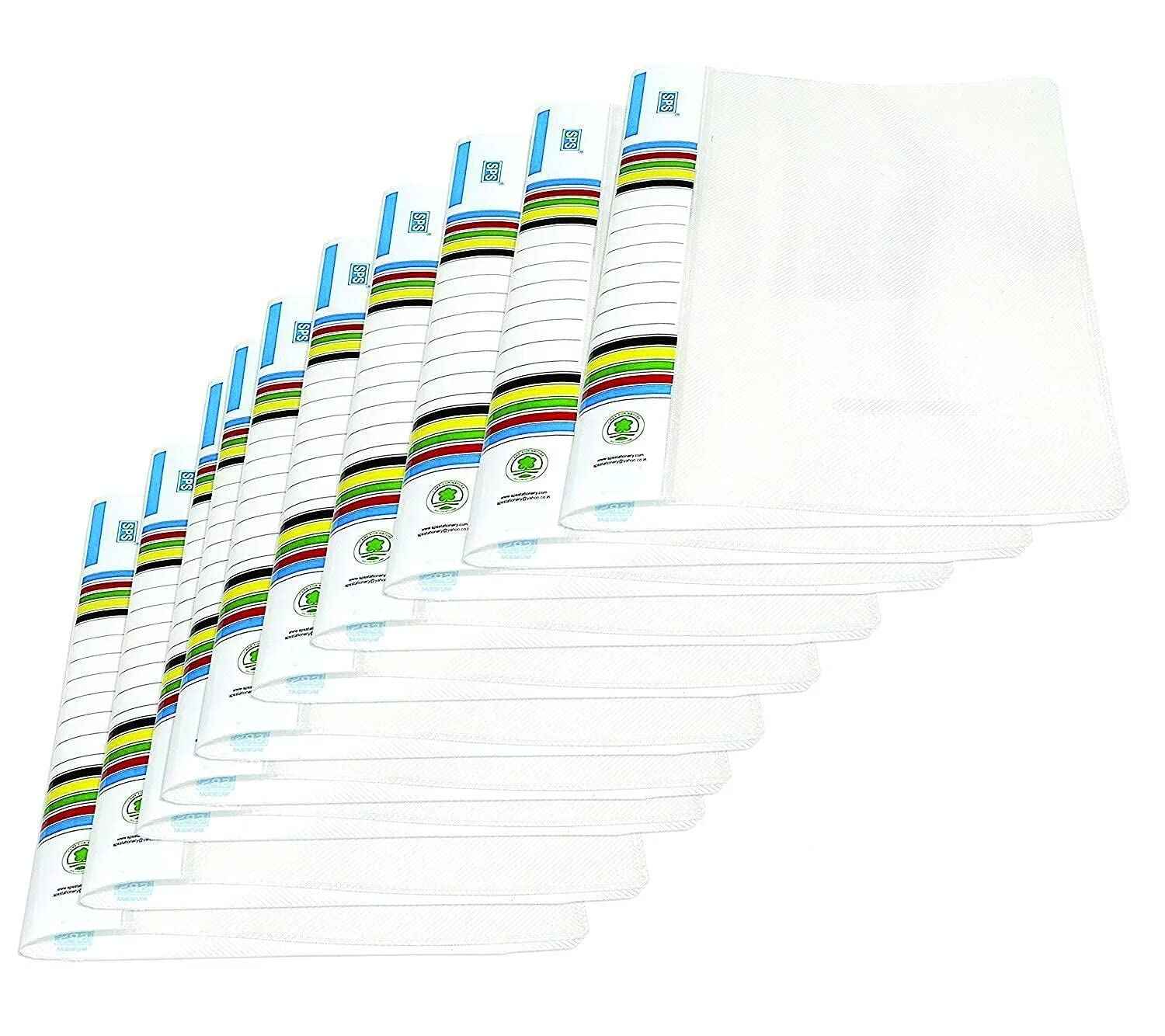 FUTURE X 10 Pcs Transparent File Folder Case, A4 Size Presentation File ...