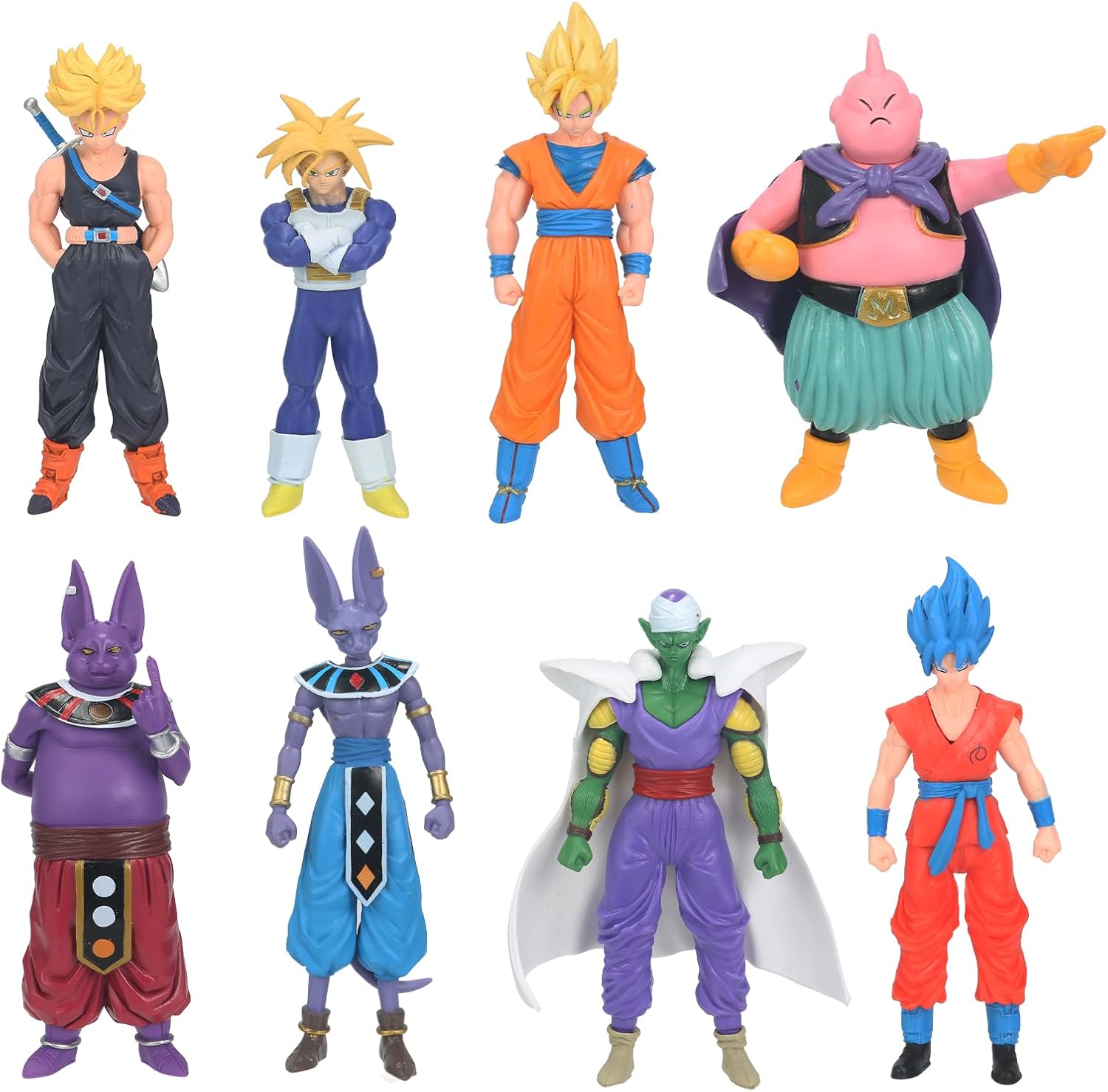 Amazon.com: 6 Inches DBZ Action Figure Toys Set,Classic Characters ...