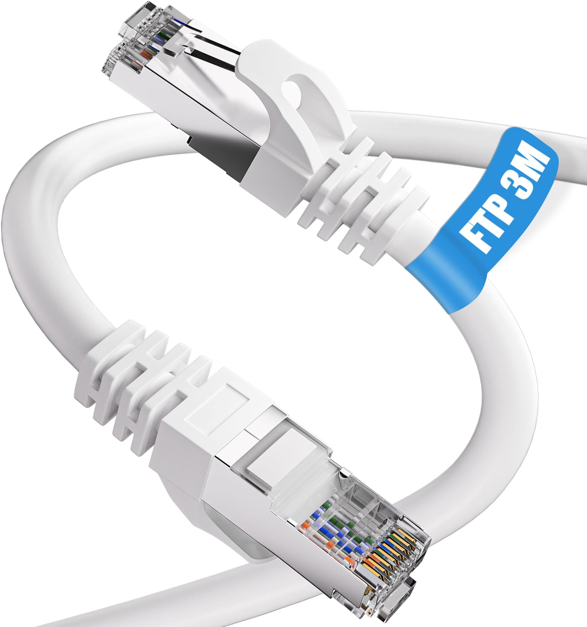 Cable-Core CAT 6 Network Cable. Ethernet LAN 10/100/1000 Gigabit Patch ...