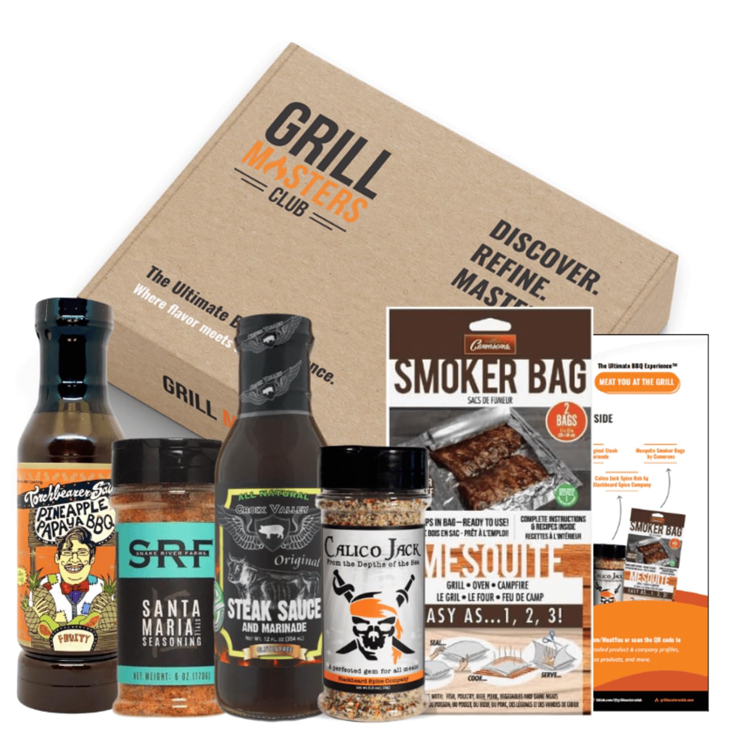 Amazon.com : Grill Masters Club Meat You at the Grill BBQ Box | Premium ...