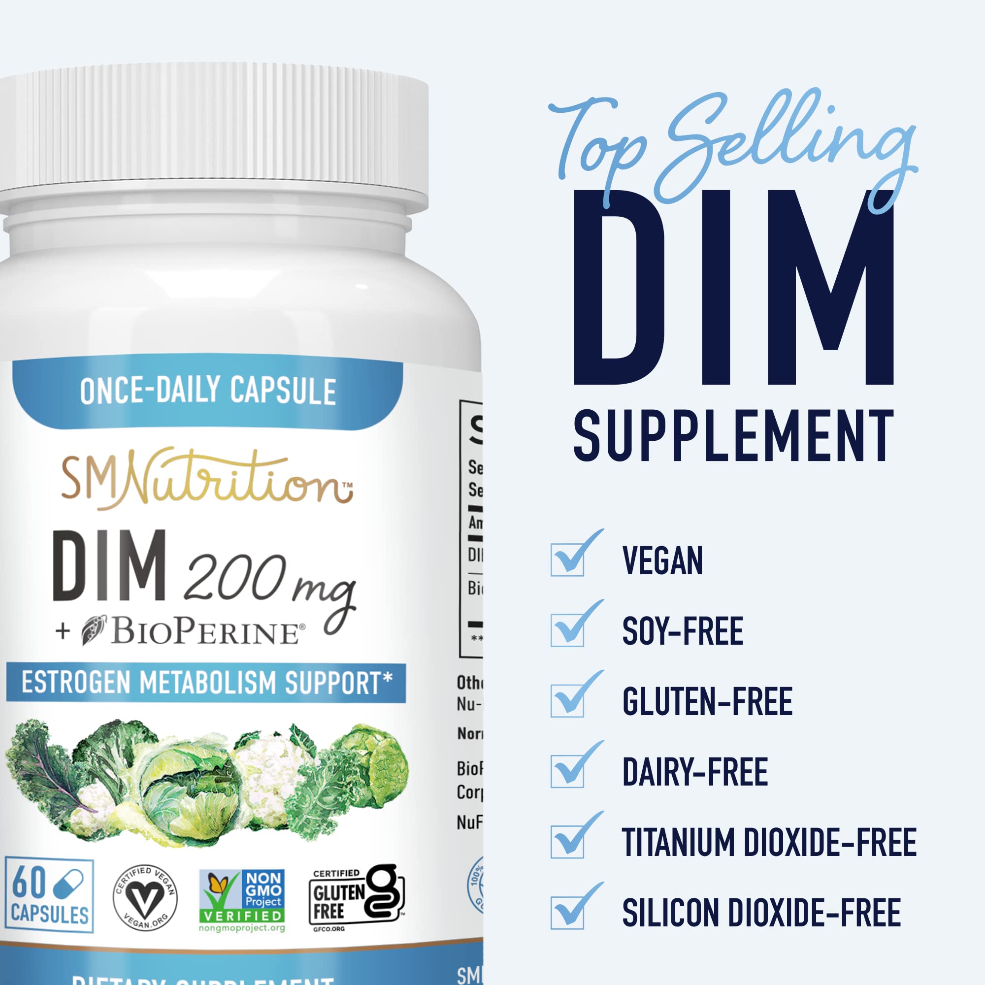 DIM Supplement 200mg - DIM Diindolilmethane Plus BioPe...B006KL4TYG ...