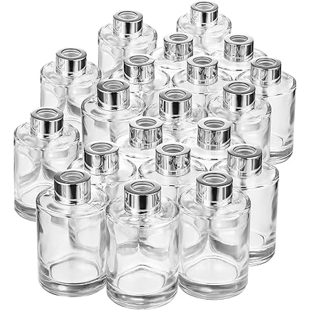 Amazon.com: Set of 20 Reed Diffuser Bottles Empty Glass Diffuser Jars ...