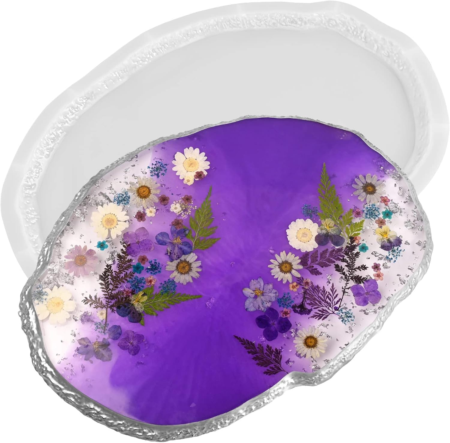 Amazon.com: Actvty Resin Tray Mold, Oval Tray Molds for Epoxy Resin ...