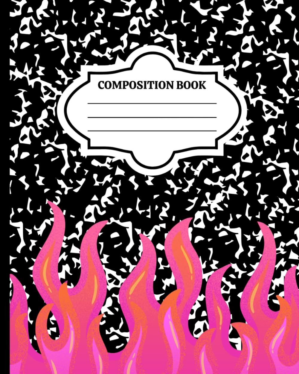 Pink Fire Flame Notebook: Myra, Chels: Amazon.com: Books