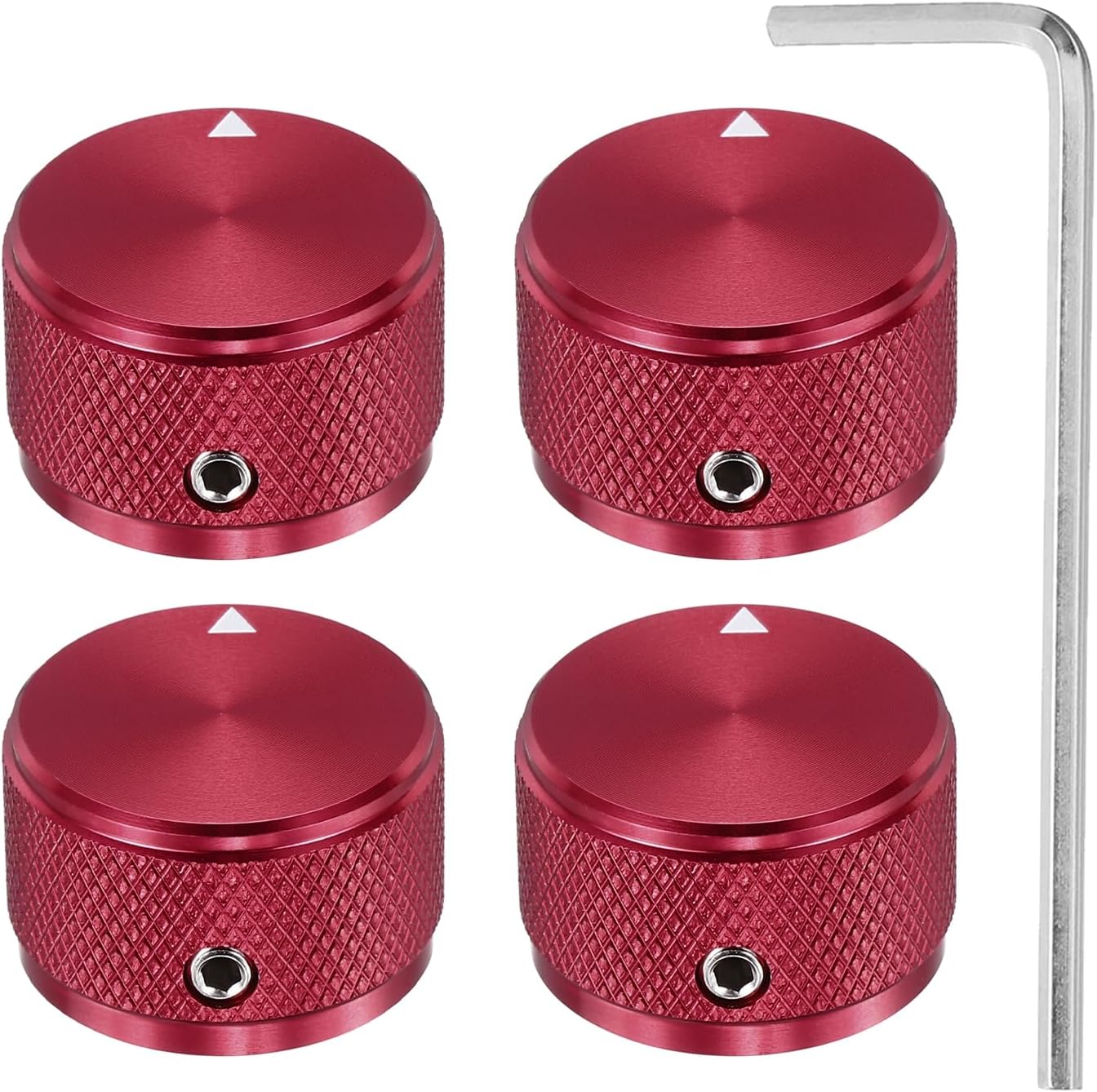 Amazon.com: MECCANIXITY 4 Pcs Aluminium Potentiometer Knobs, 1/4" (6mm ...