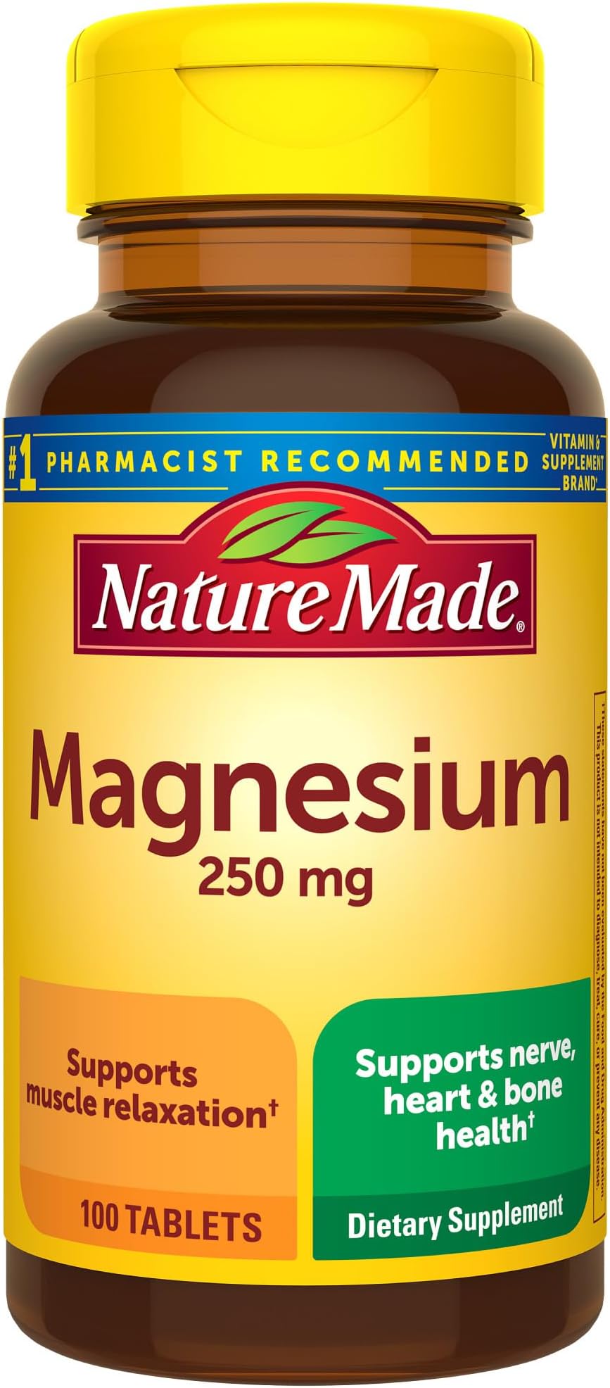 Amazon.com: Spring Valley Magnesium 250 mg - Bone & Muscle Health ...