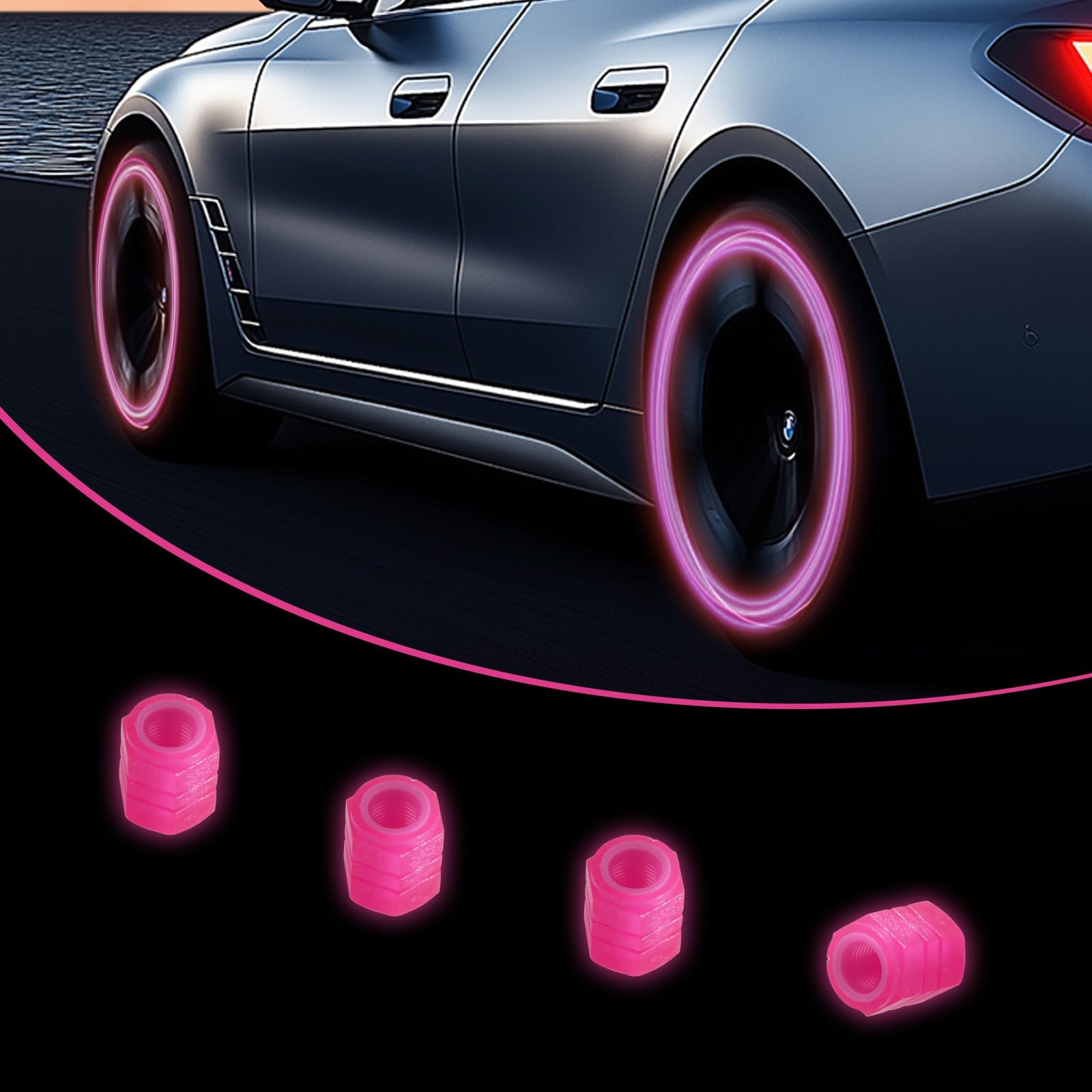 Amazon.com: Tire Valve Stem Caps - 4 Pack Anti-Corrosion Premium ...