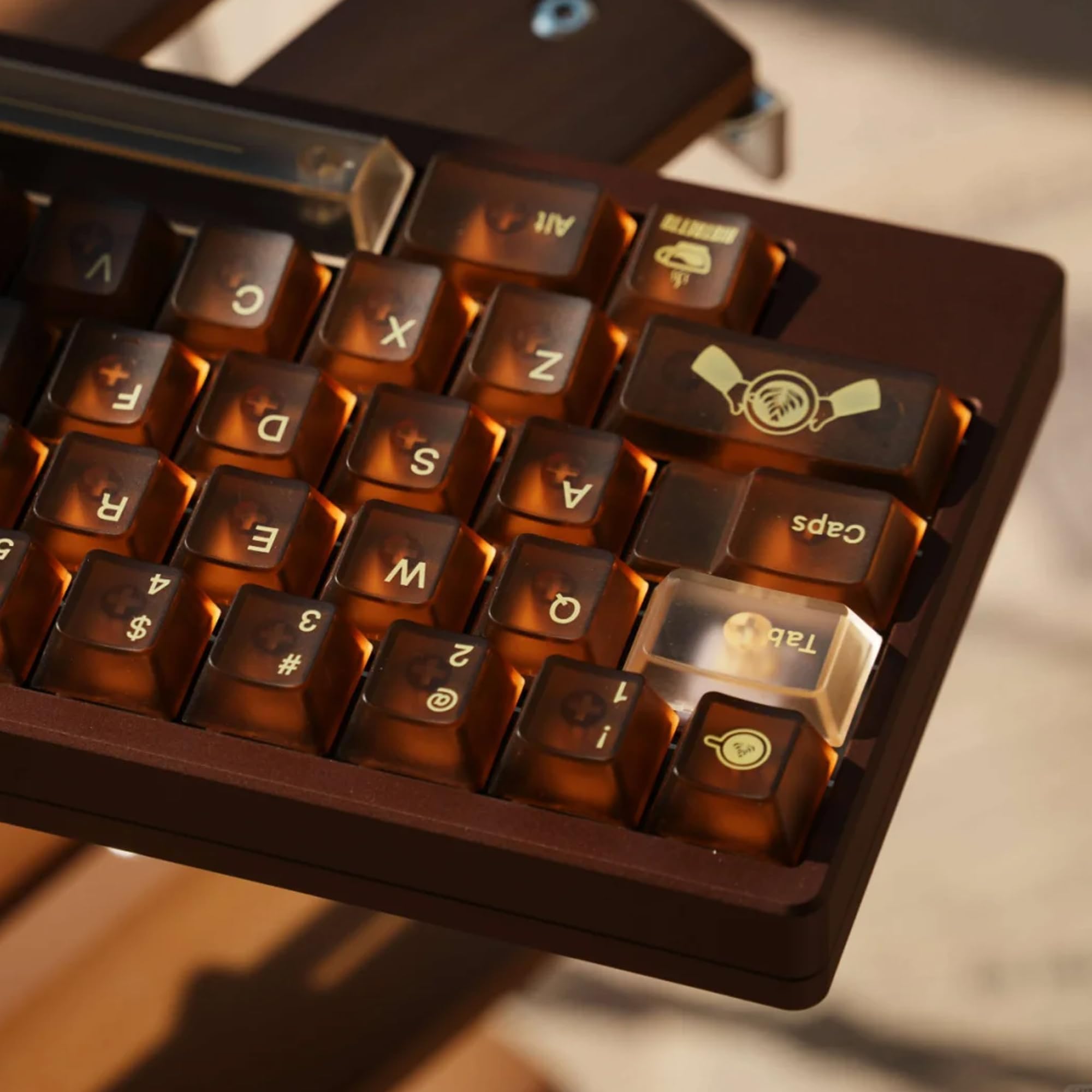 mintcaps Transparent Keycaps - Clear Keyboard Keycaps PC Cherry Profile ...