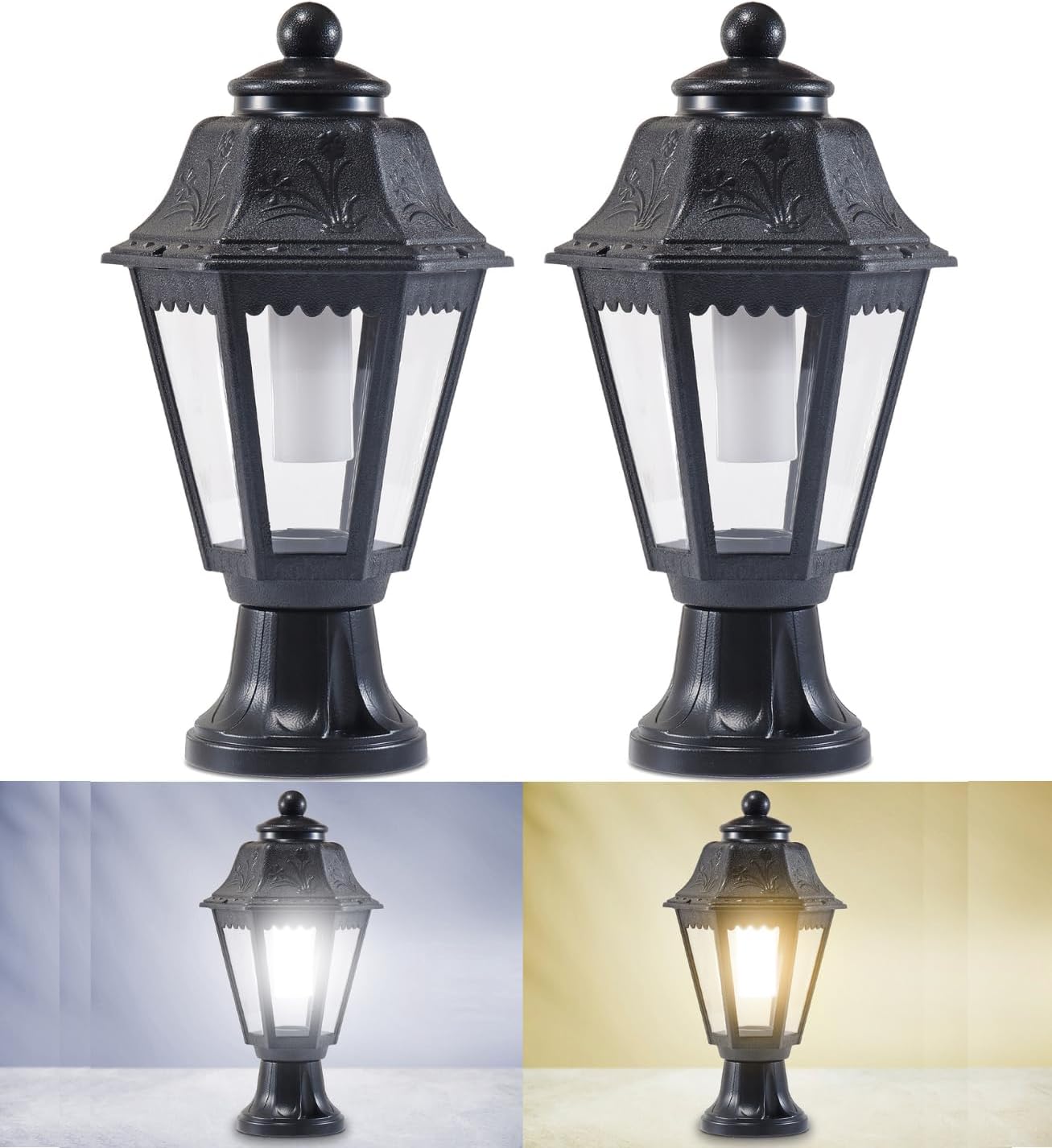 CITRA Pillar Light Antique Gate Lamp E27 Lantern Lamp Post E27 (Color ...