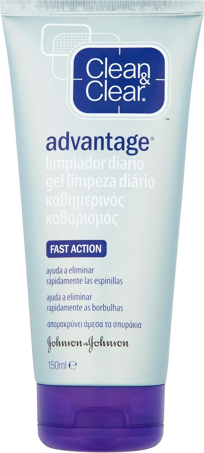 CLEAN & CLEAR ADVANTAGE gel limpiador ,150 ml : Amazon.co.uk: Beauty