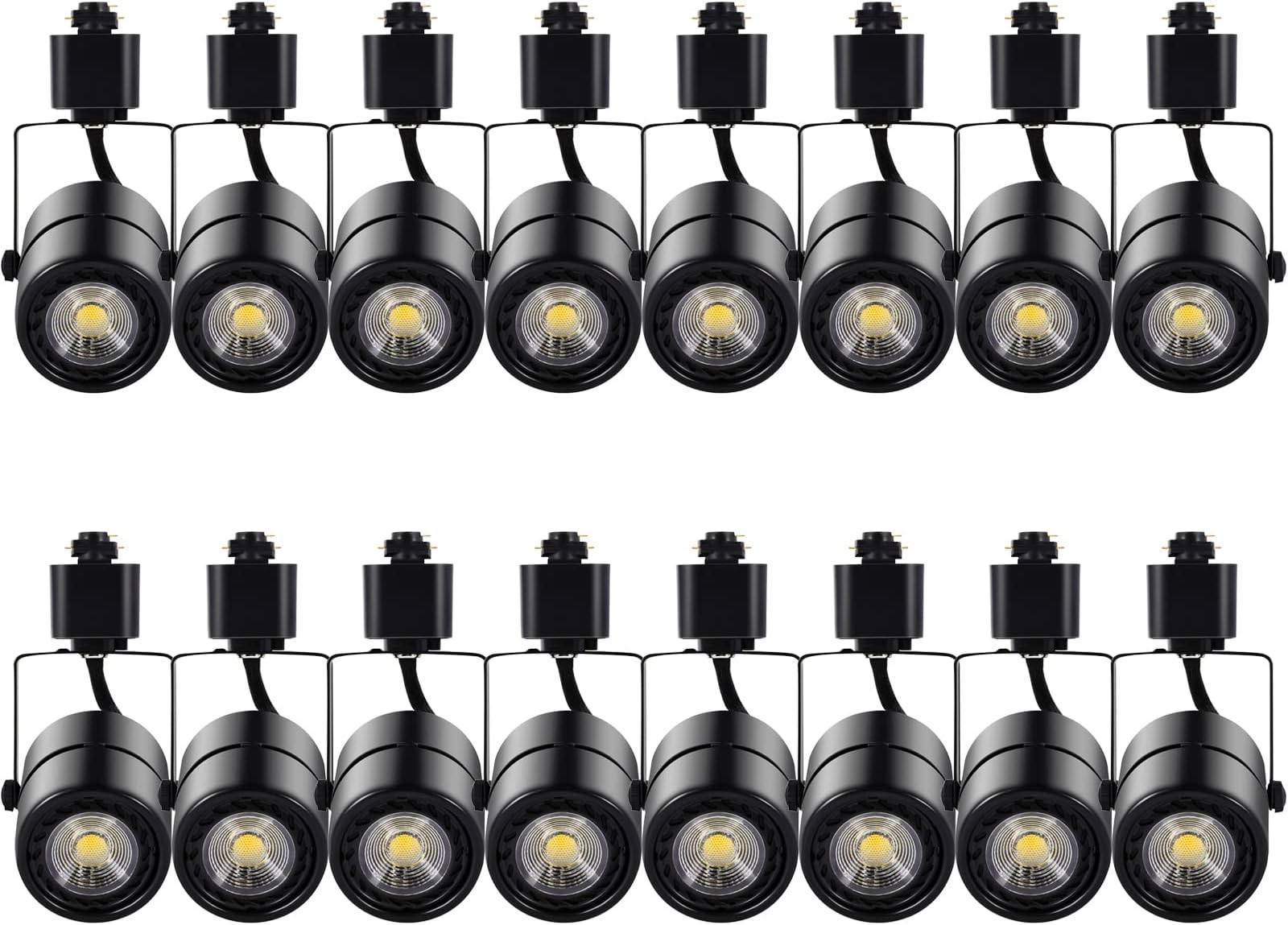 MOCAOIRE Track Lighting Heads, 10W 3000K Warm White Dimmable Bright LED ...