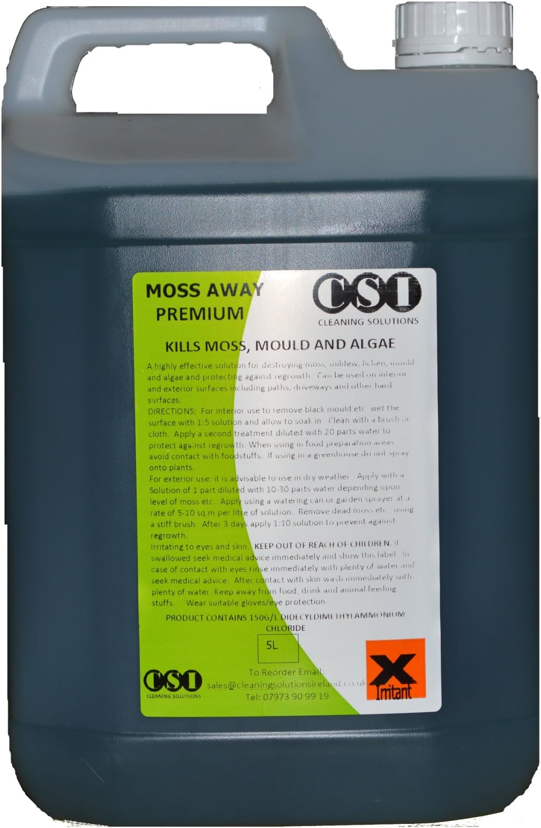 MOSSAWAY 5L - Algae, Lichen and Moss Remover - FOR SUPERIOR ...