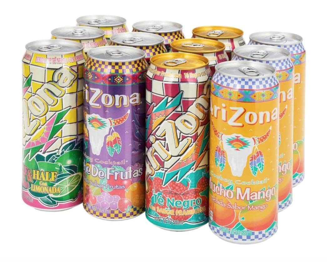 Arizona - Arizona Bebida En Lata Surtido 24 Piezas de 680ml c/u ...