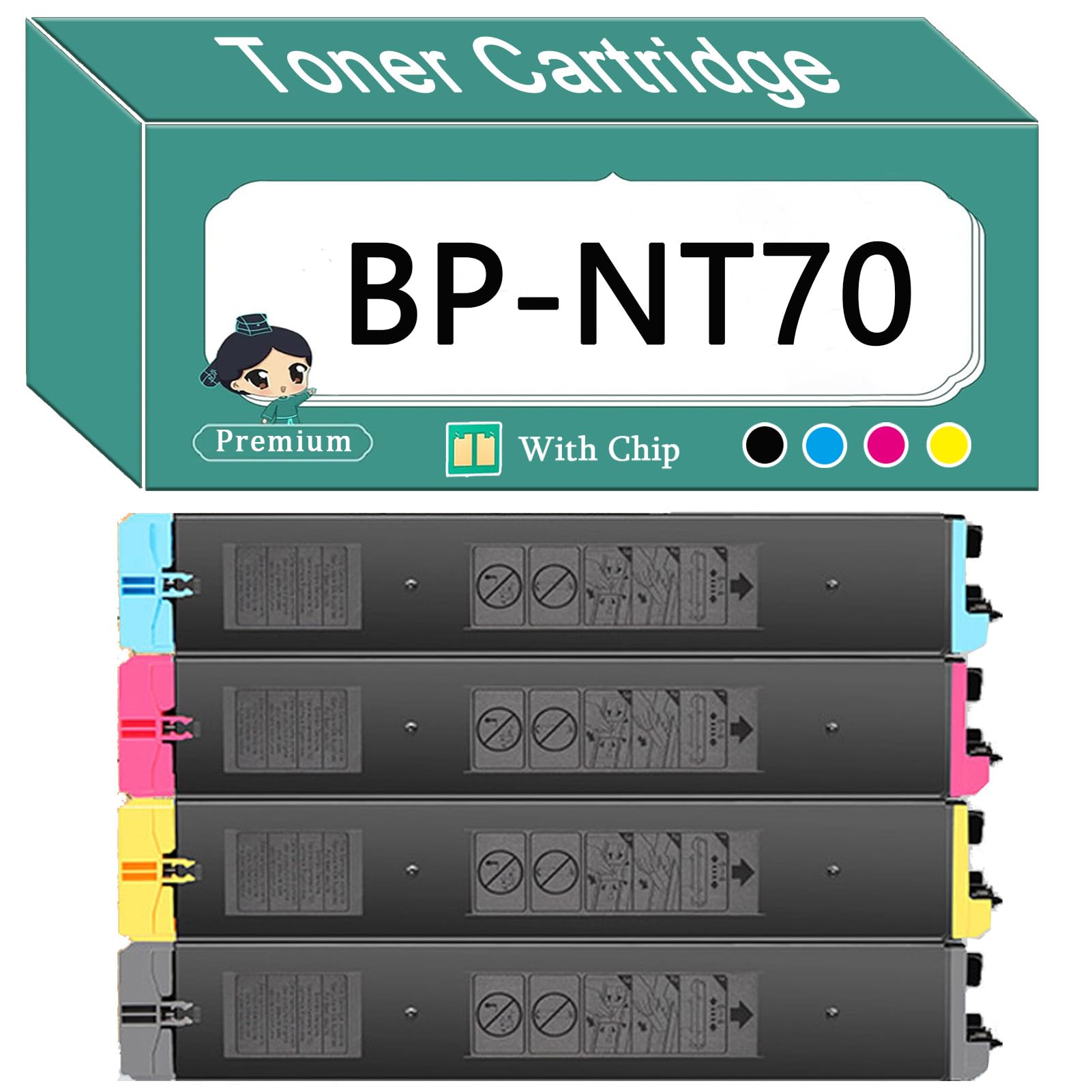 Amazon.com: AIRLUG for Sharp BP-NT70 Toner Cartridge Replacement ...