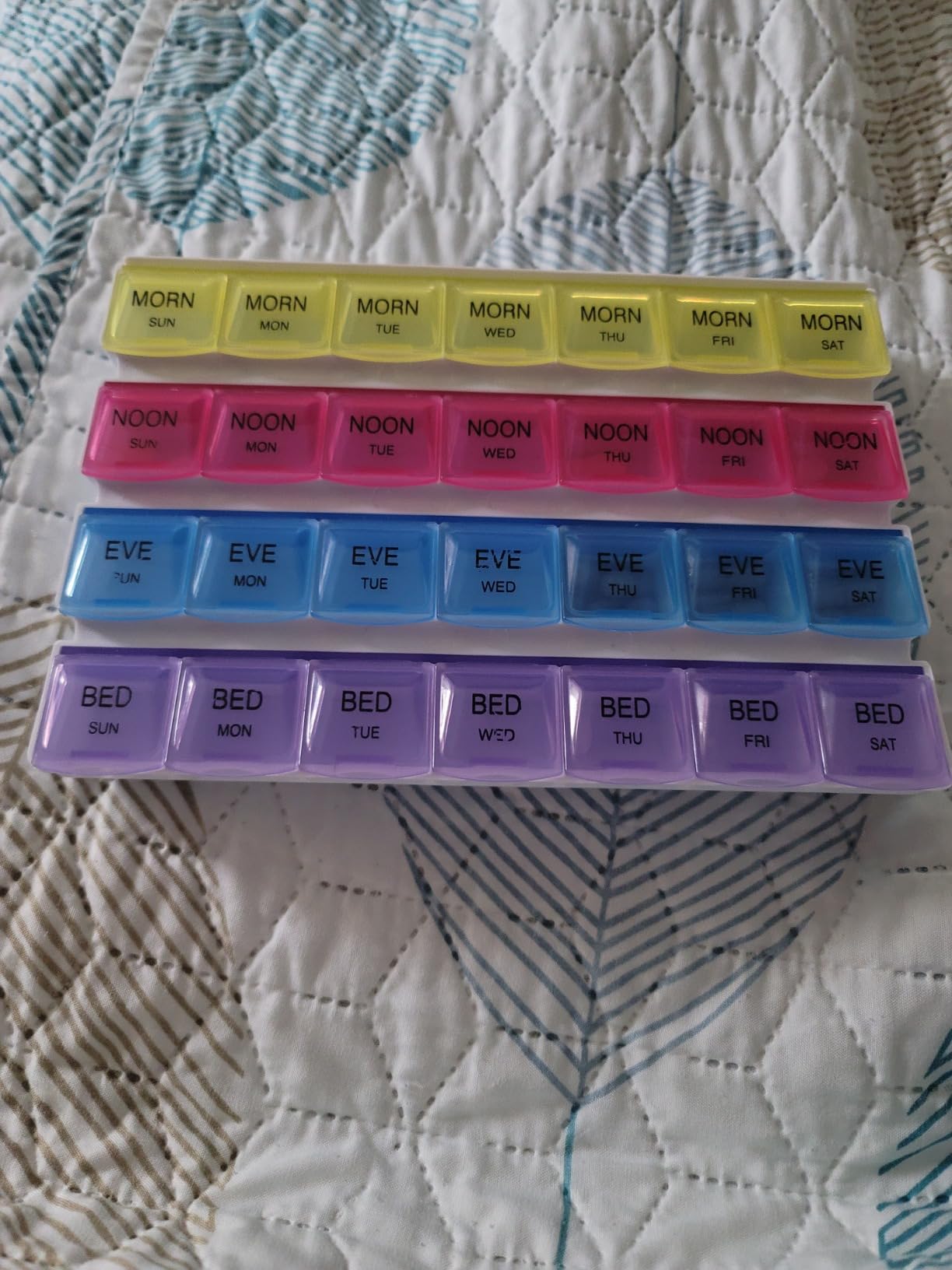 Amazon.com: Apex 7-Day Mediplanner Pill Organizer, Weekly Pill ...