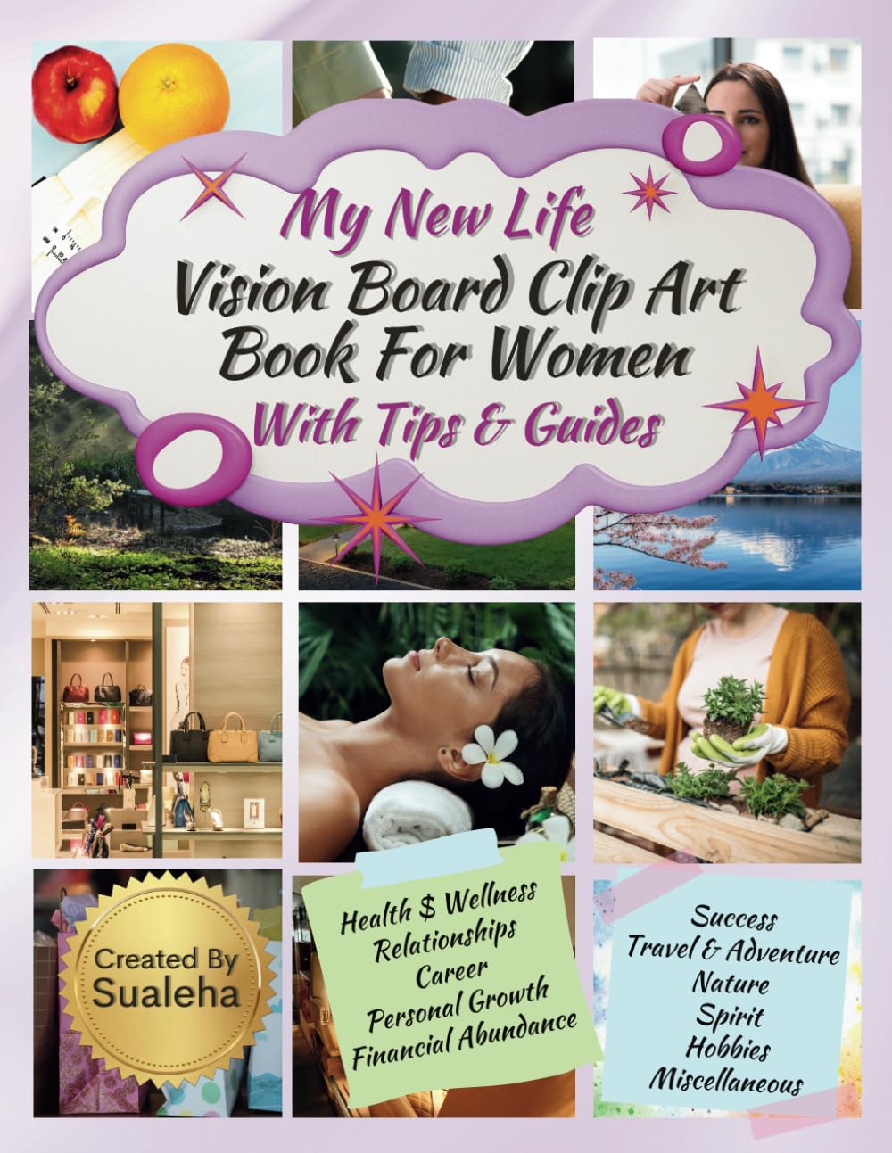 Buy My New Life Vision Board Clip Art Book For Women: Images ...