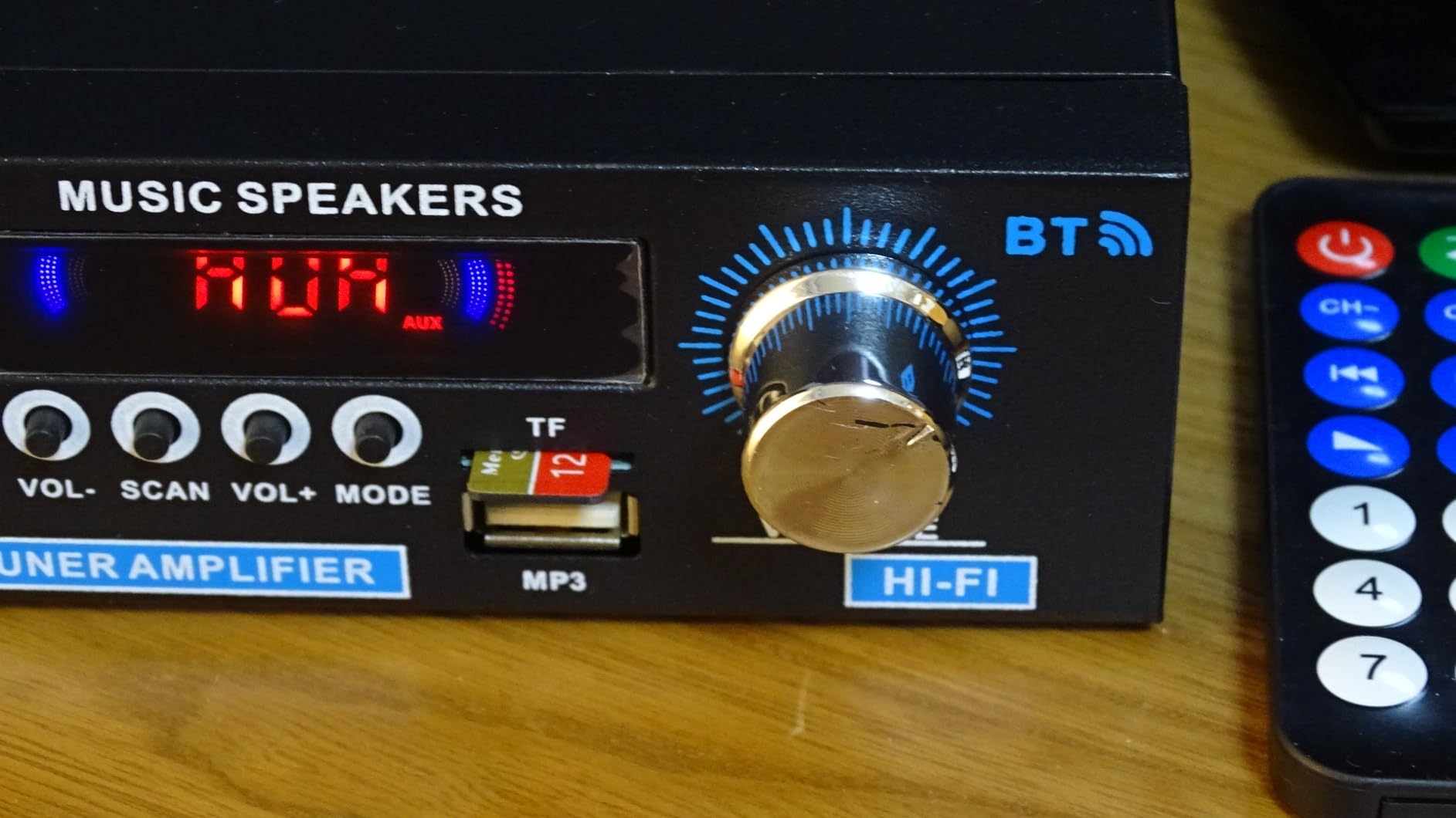 Amazon.co.jp: TATUM オーディオアンプ 2ch搭載 Bluetooth5.0 30W＋30W USB/microSD音楽再生 Hi-Fiステレオ 小型 リモコン付 : 産業 ...