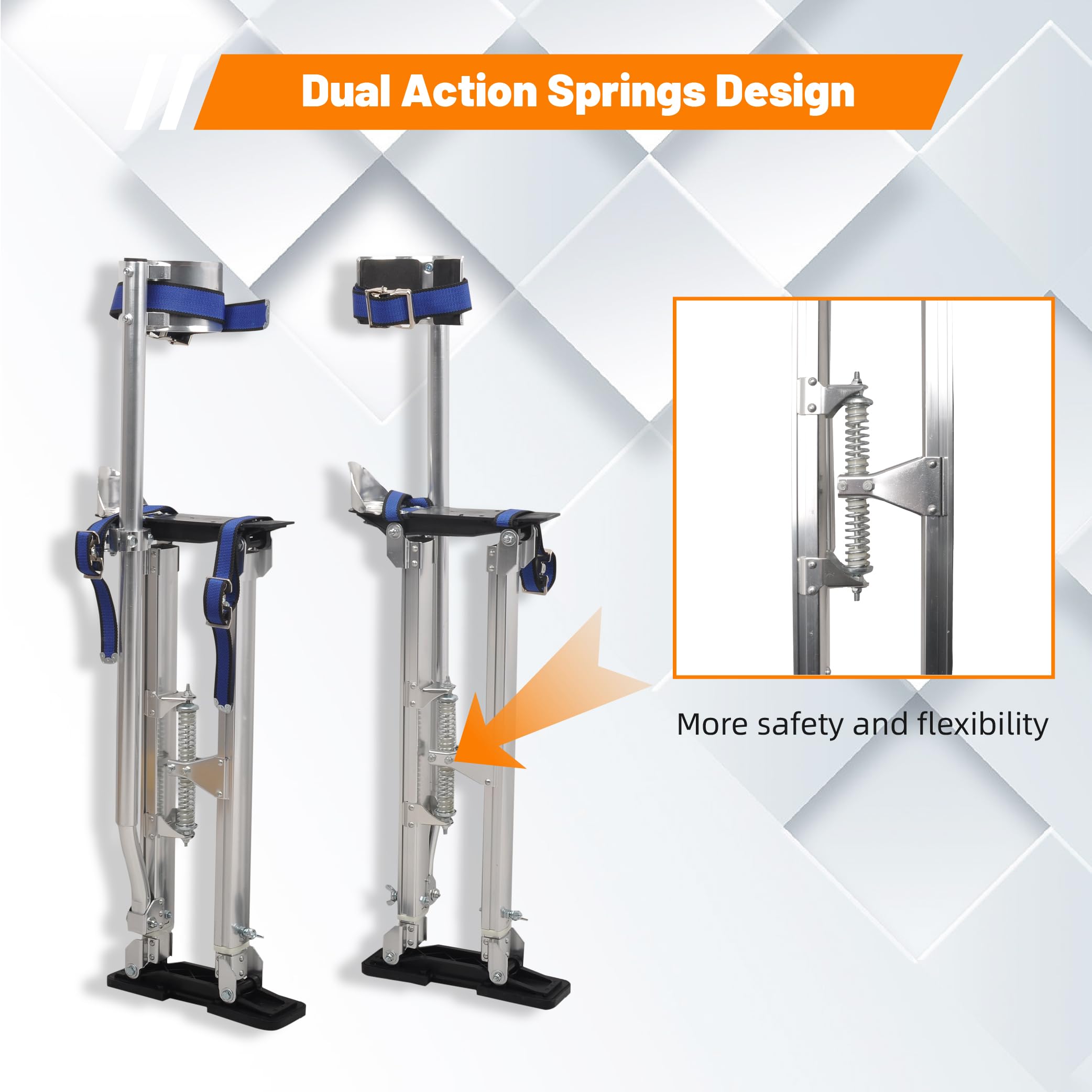 Snapklik.com : Higehio Drywall Stilts For Adults 24"-40" Adjustable ...
