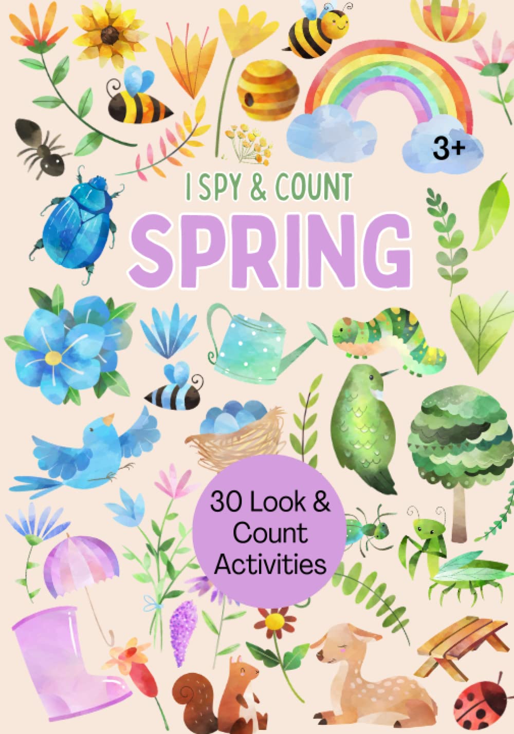 I Spy & Count: Spring: Look and Count Activity Book for Kids, Spring ...