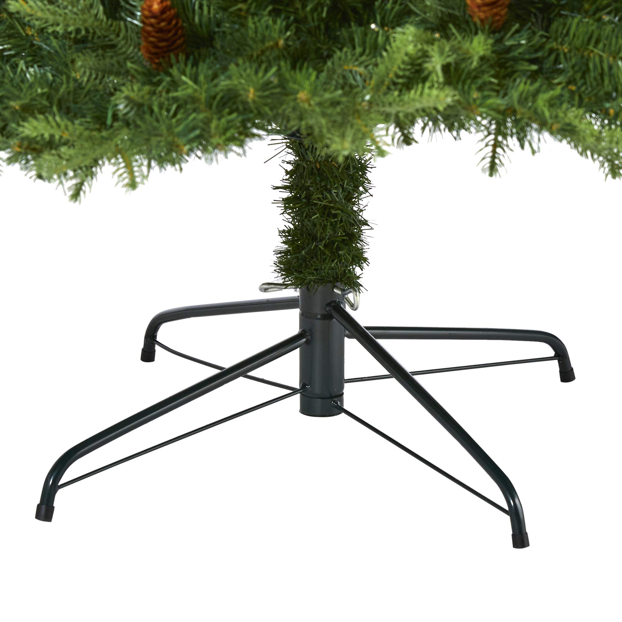 Nearly Natural 8ft. Wellington Spruce Natural Look Artificial Christmas ...
