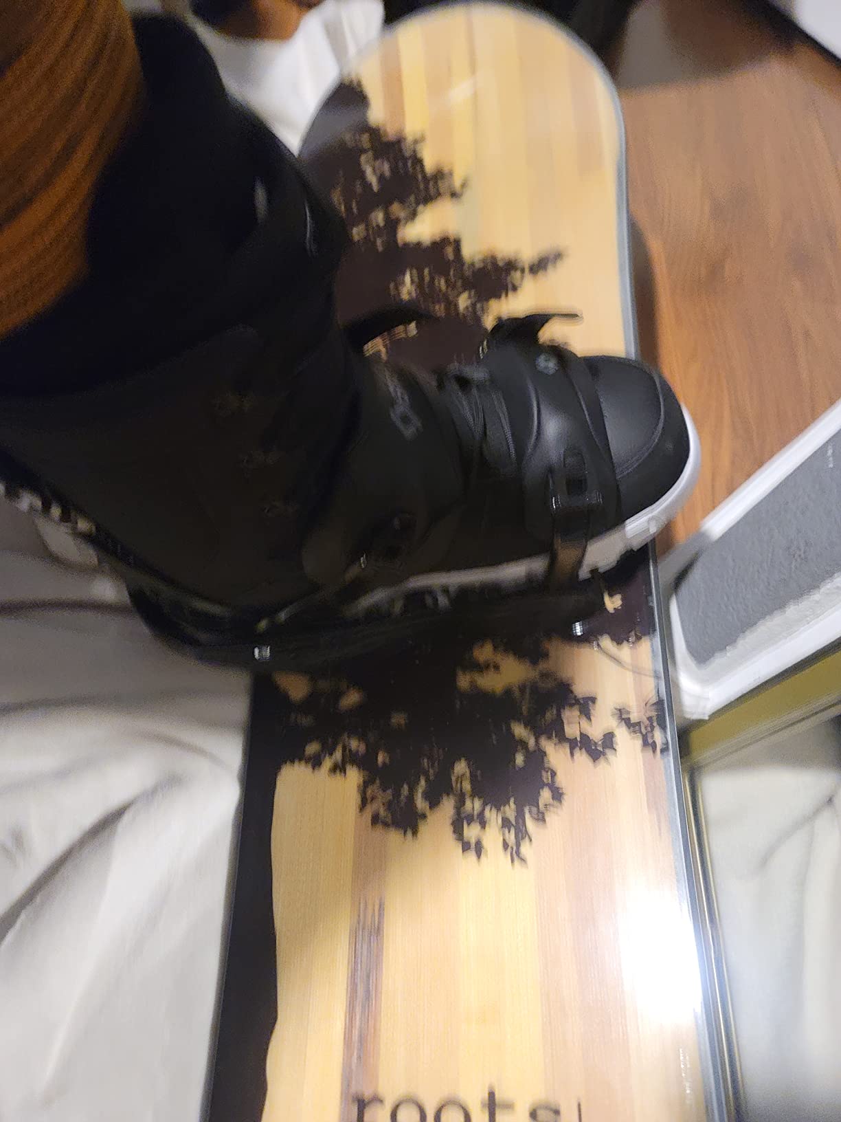 $10/mo - Finance New Camp Seven Roots CRC Snowboard +APX Bindings Men's ...